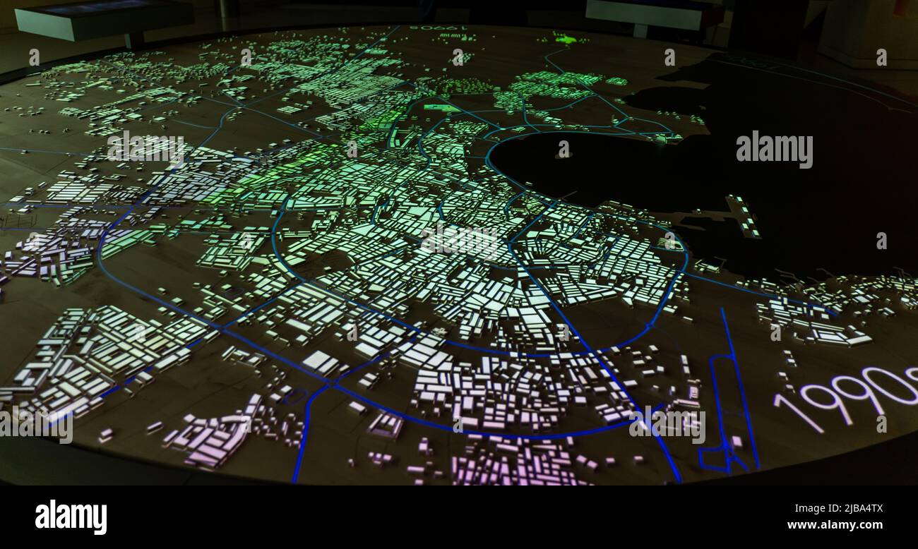 Doha, Qatar- May 05,2022 : view of doha city development kept for ...