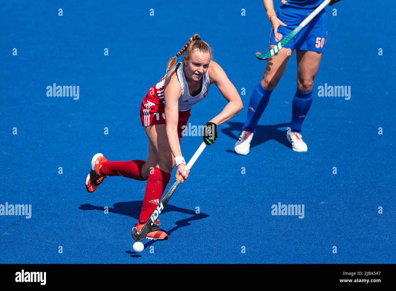 EnglandÕs Sophie Hamilton during the Women's FIH Hockey Pro League ...