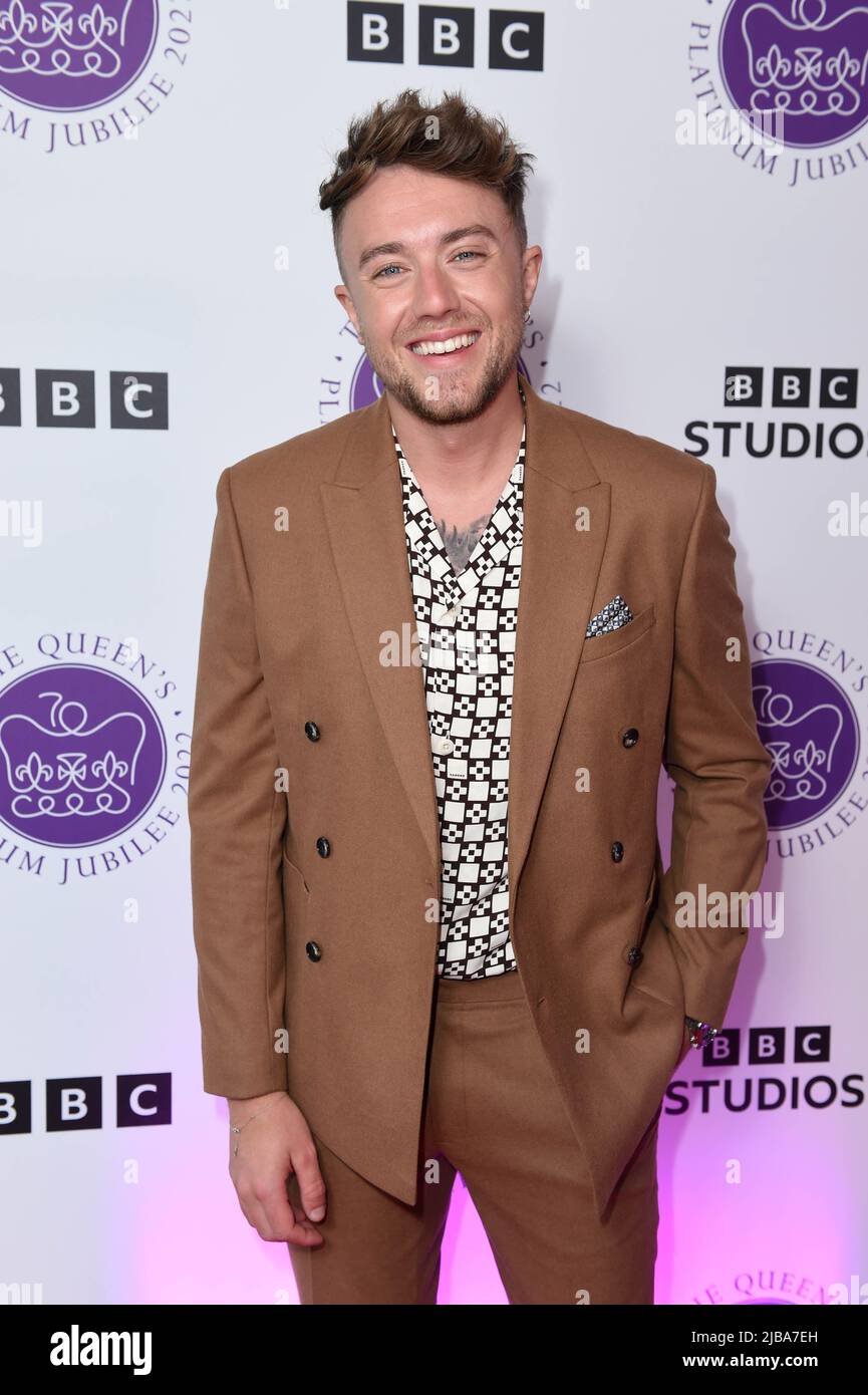 EDITORIAL USE ONLY Roman Kemp attends the BBC Platinum Party at Palace ...