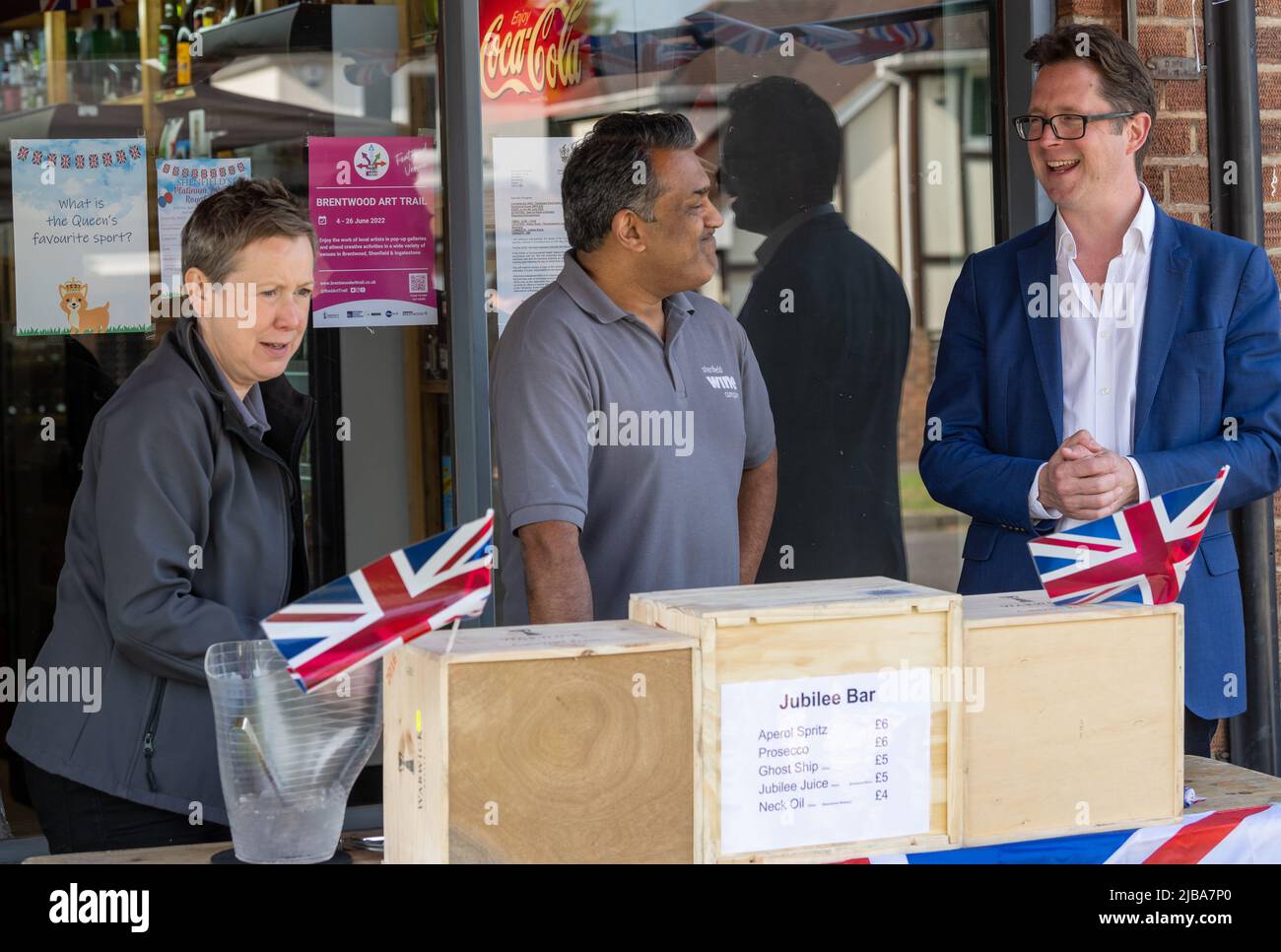 Alex burghart mp shenfield high street hi-res stock photography and ...