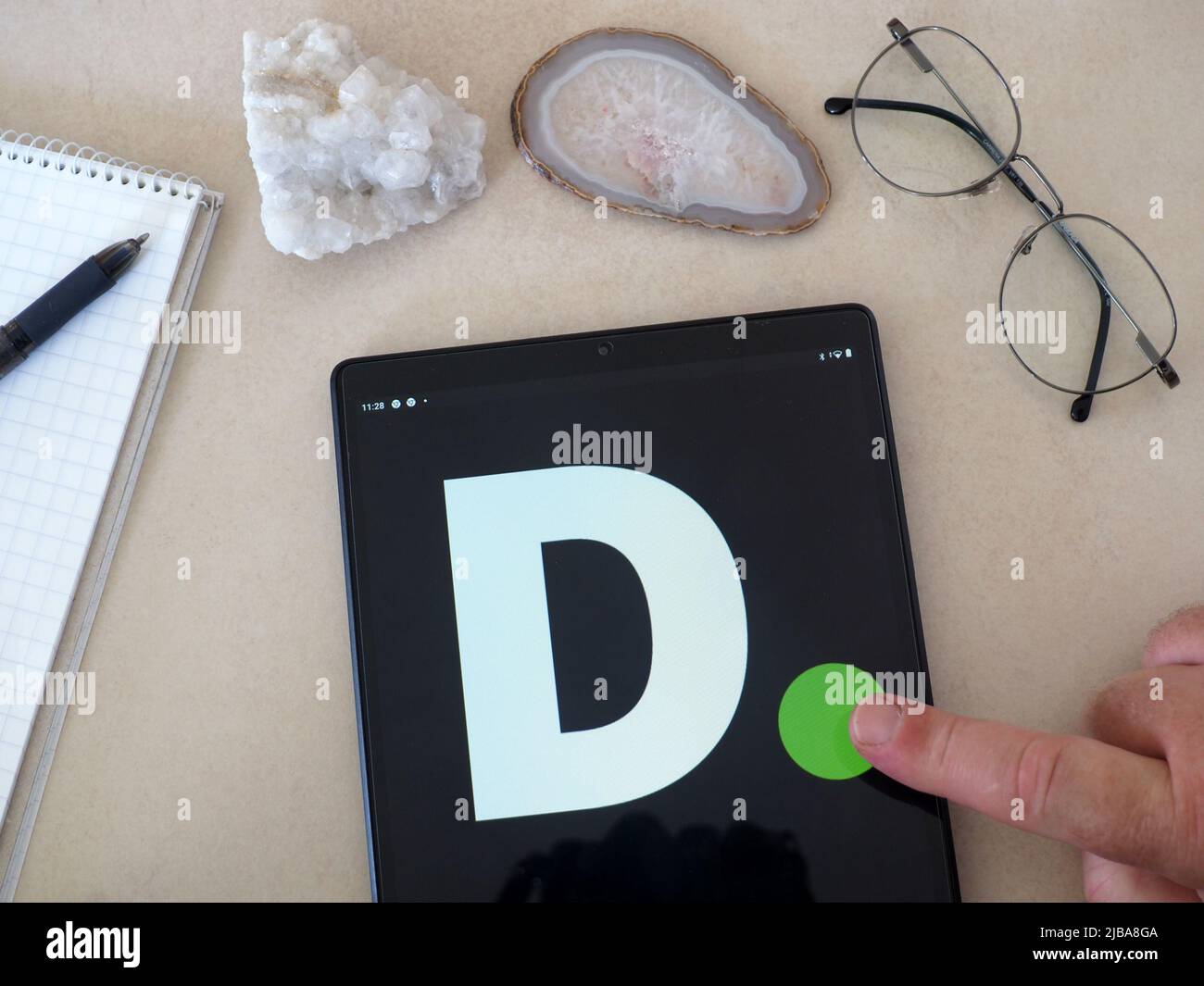 In this photo illustration a Deloitte Touche Tohmatsu Limited logo seen ...