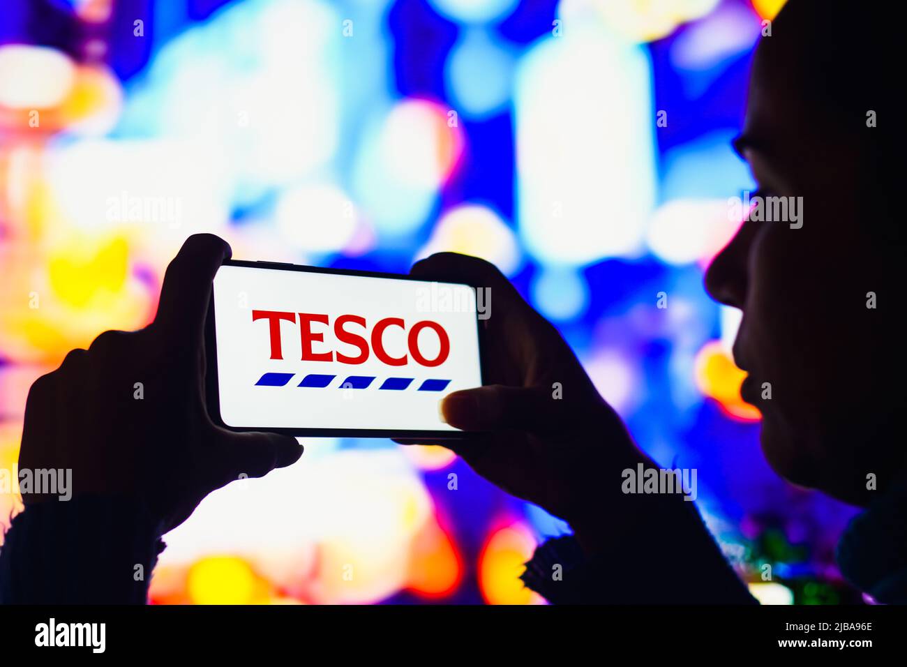 Tesco mobile logo hi-res stock photography and images - Alamy