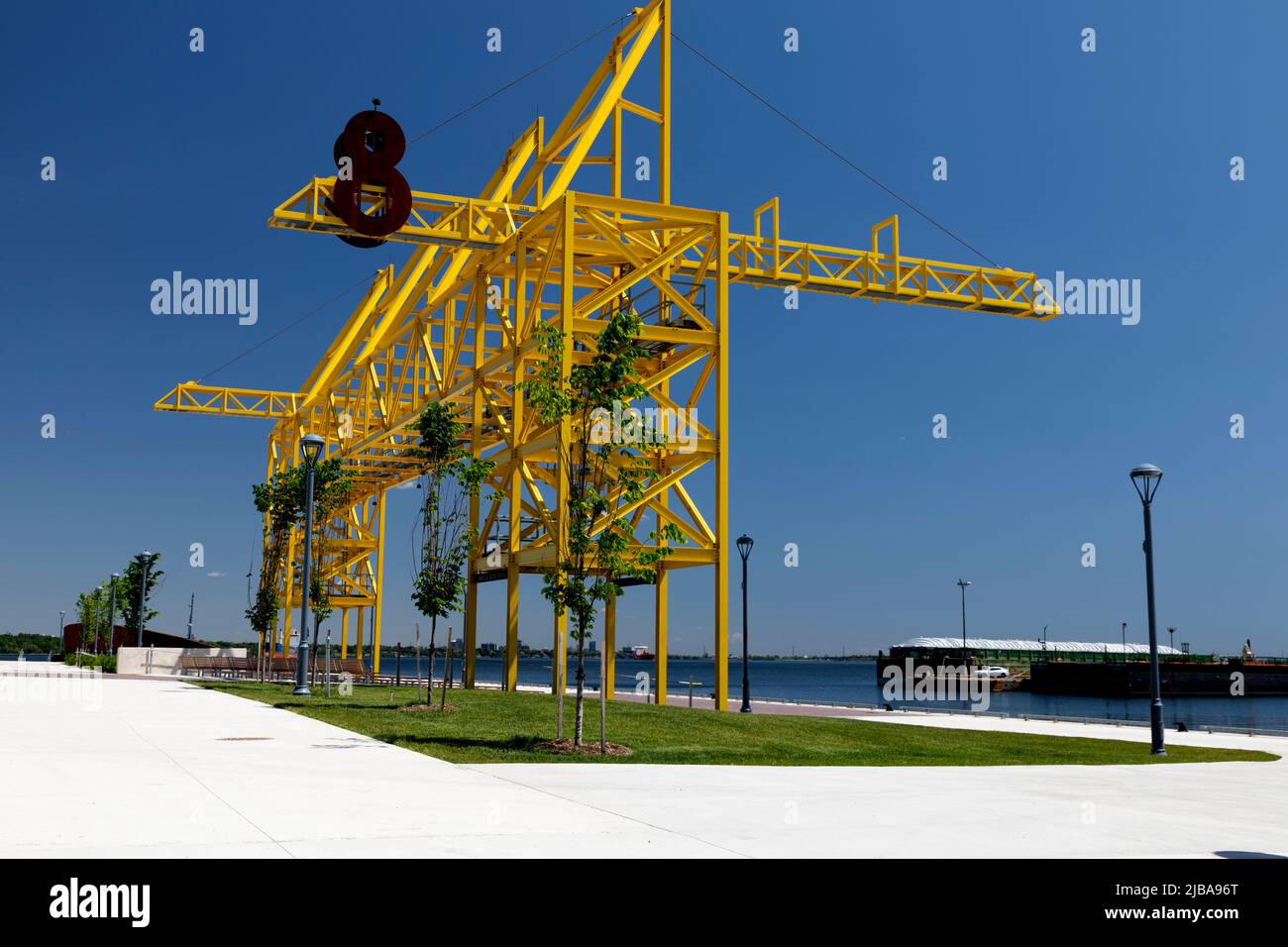 New Installation on Hamilton waterfront. Hamilton Ontario Canada Stock ...