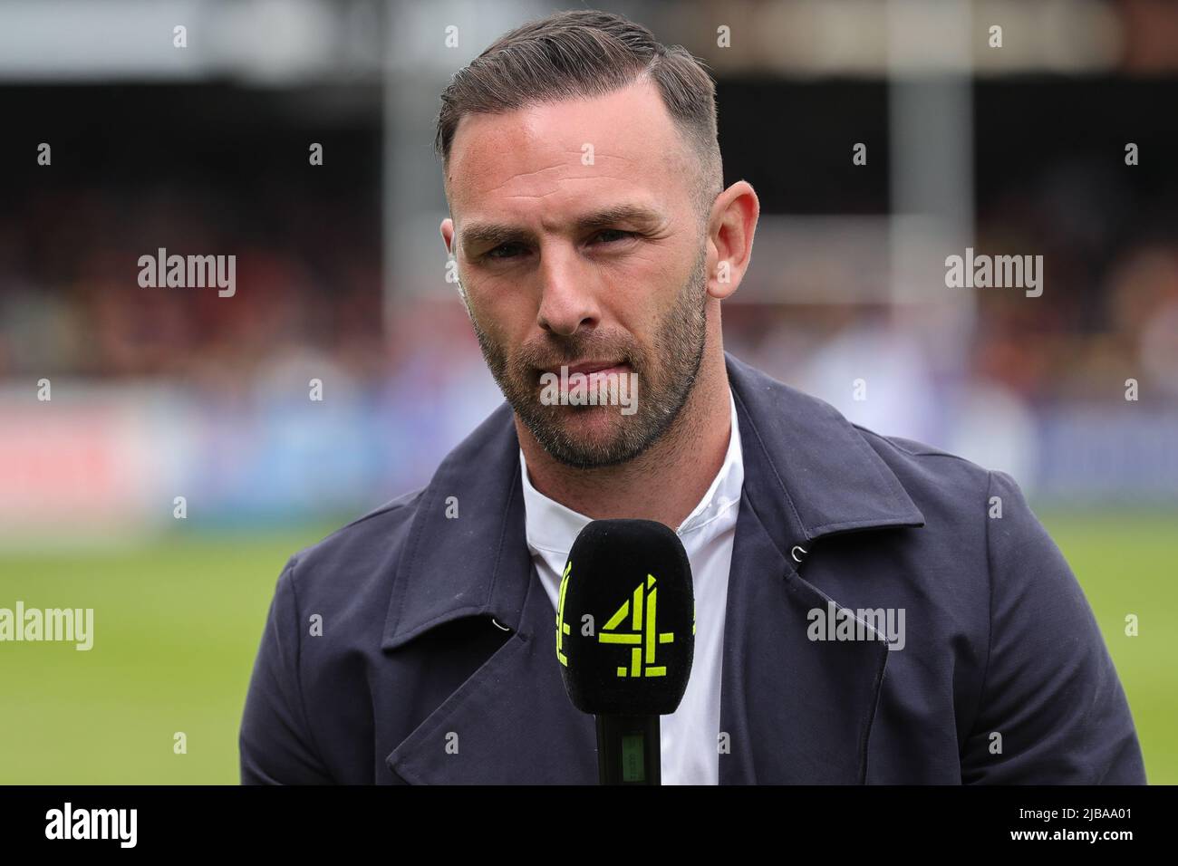 Hull FC rugby league player Luke Gale covering today’s game with ...