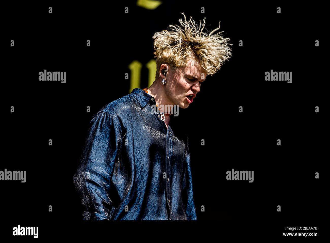 Aarhus, Denmark. 04th June, 2022. The Danish singer and multi ...