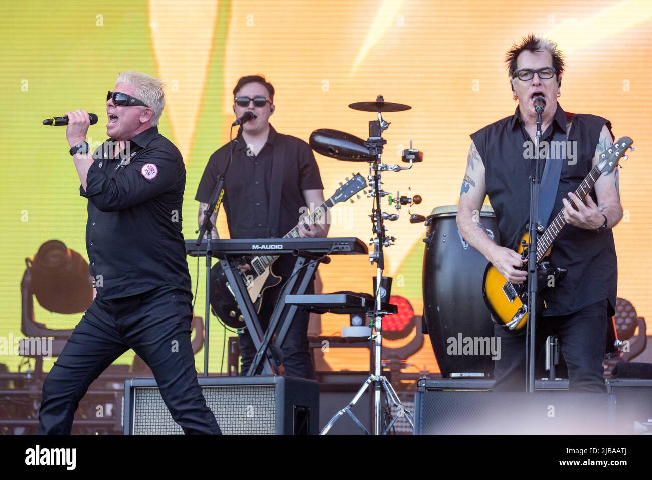 Nuremberg, Germany. 04th June, 2022. Bryan Keith "Dexter" Holland (l ...