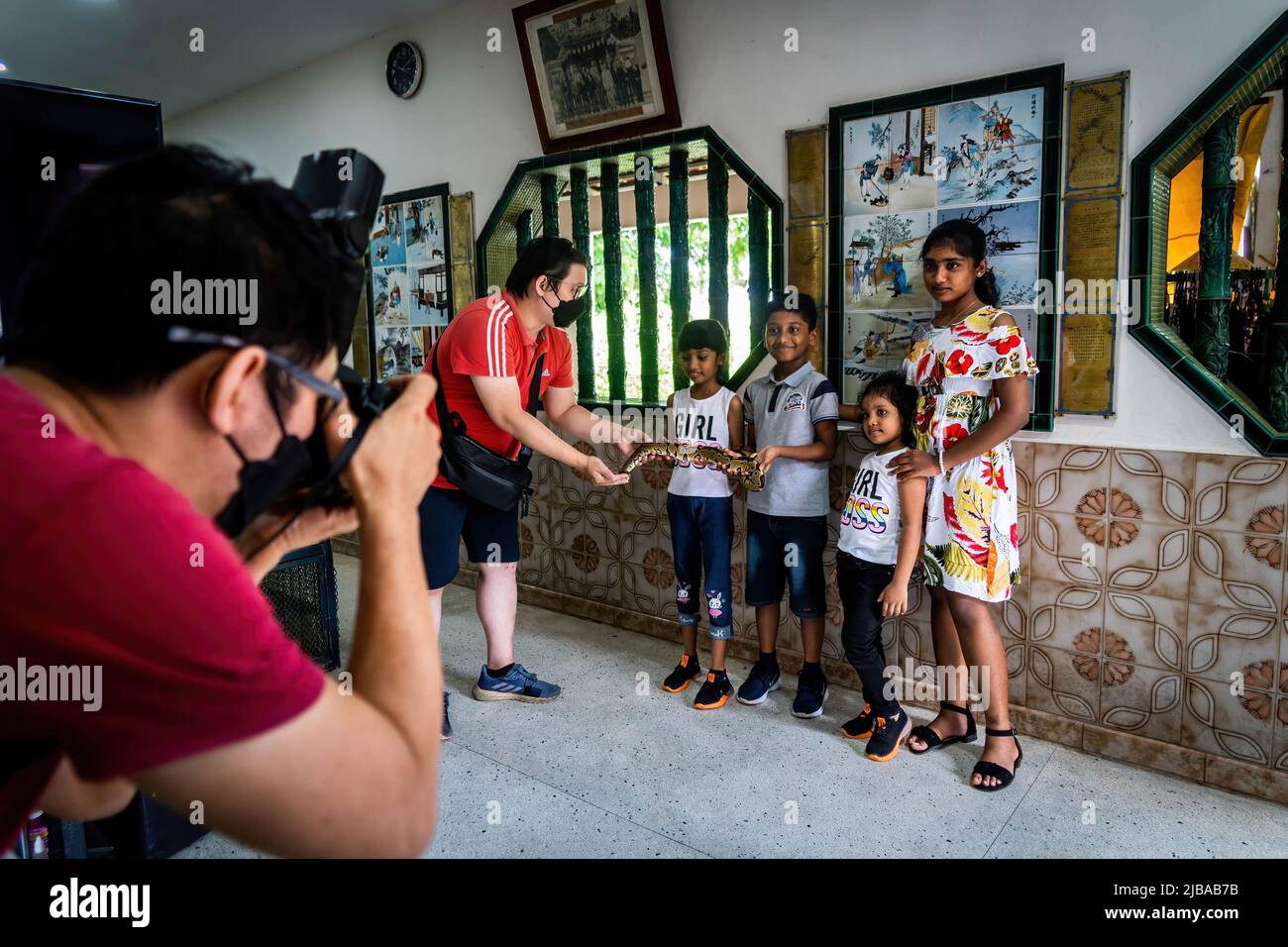 Visitors snake hi-res stock photography and images - Alamy