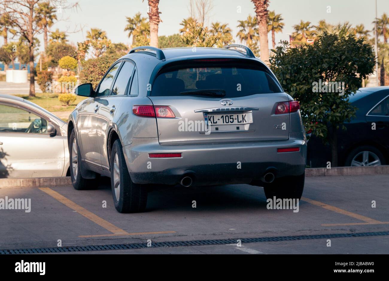Batumi. Georgia - February 1, 2020: Infinity car on the streets of ...