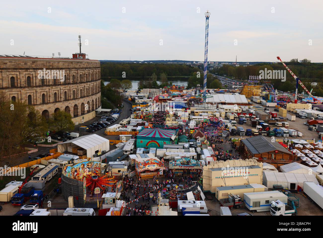 Riesenrad, Nürnberg Volksfest, Nürnberg, Volksfest, Party, Freude ...
