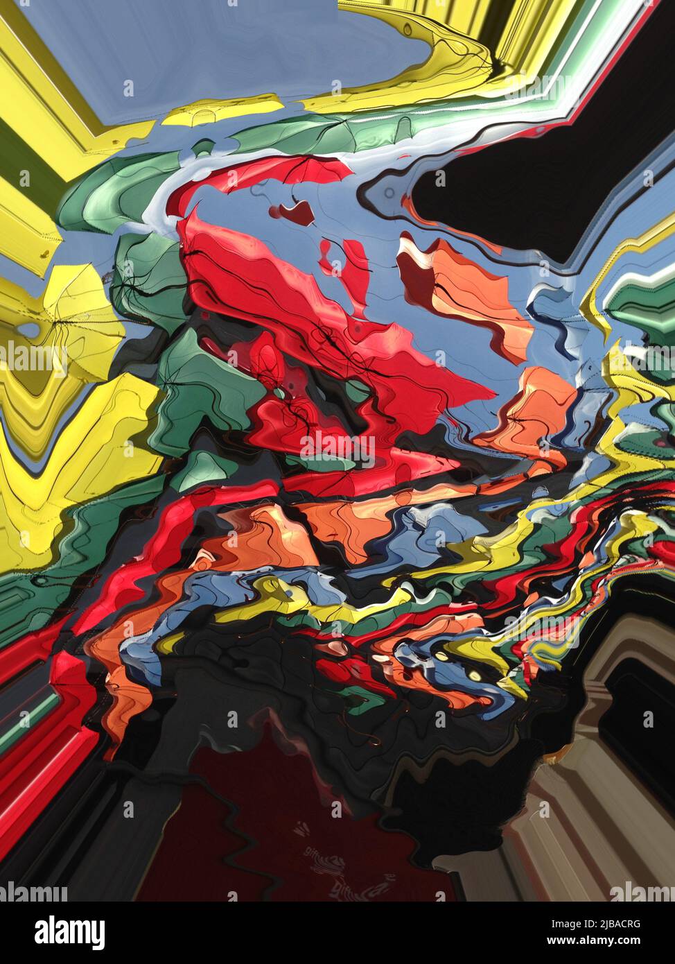 Abstract and contemporary digital art design Stock Photo - Alamy