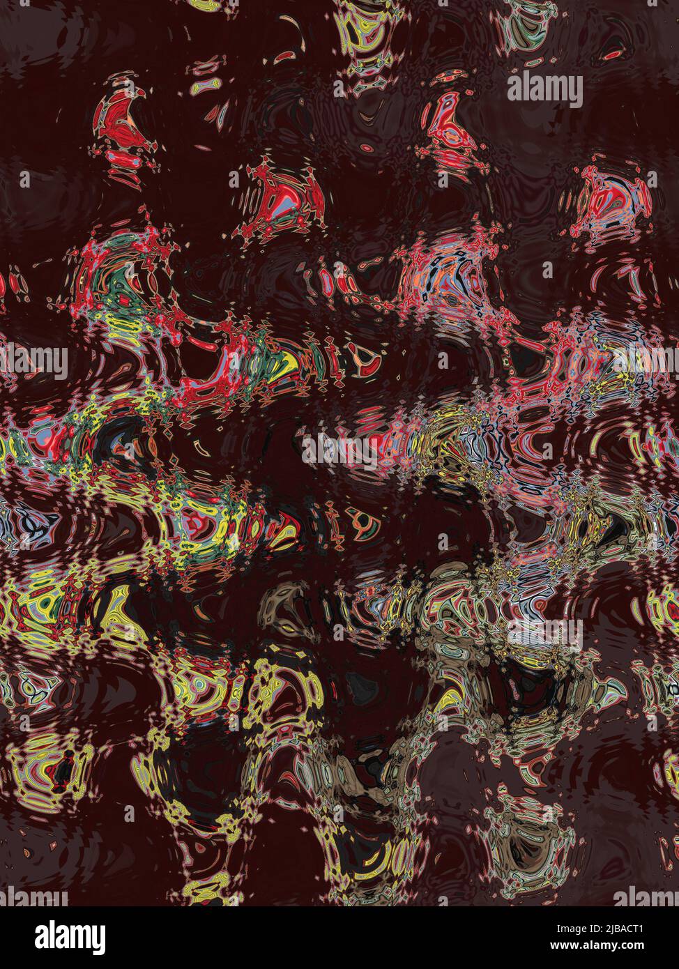 Abstract and contemporary digital art waves design Stock Photo - Alamy