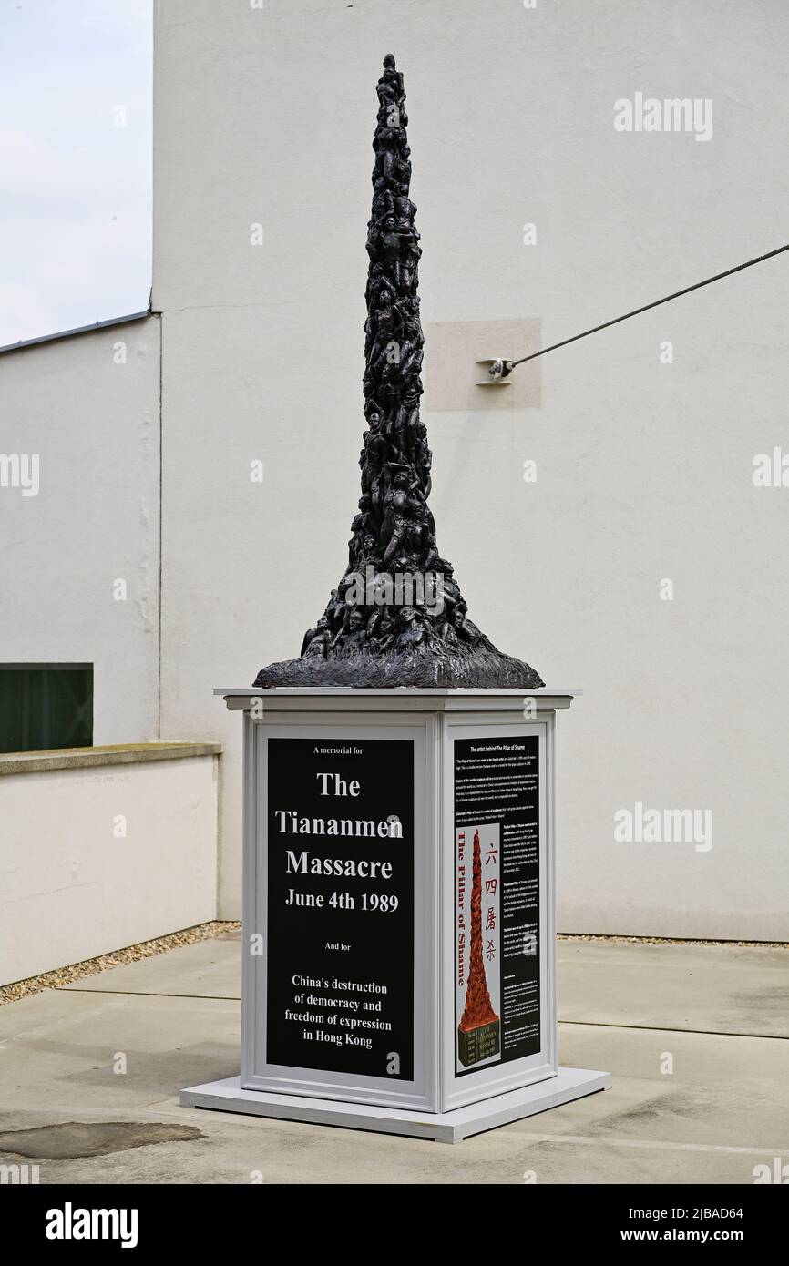 The Pillar of Shame statue by Danish artist Jens Galschiot to remember ...