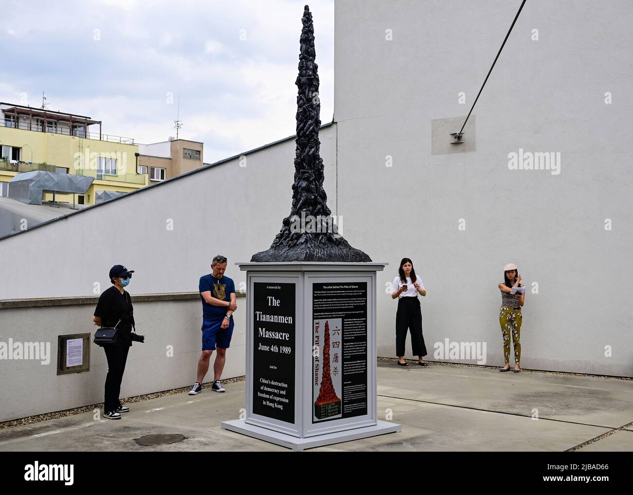 The Pillar of Shame statue by Danish artist Jens Galschiot to remember ...
