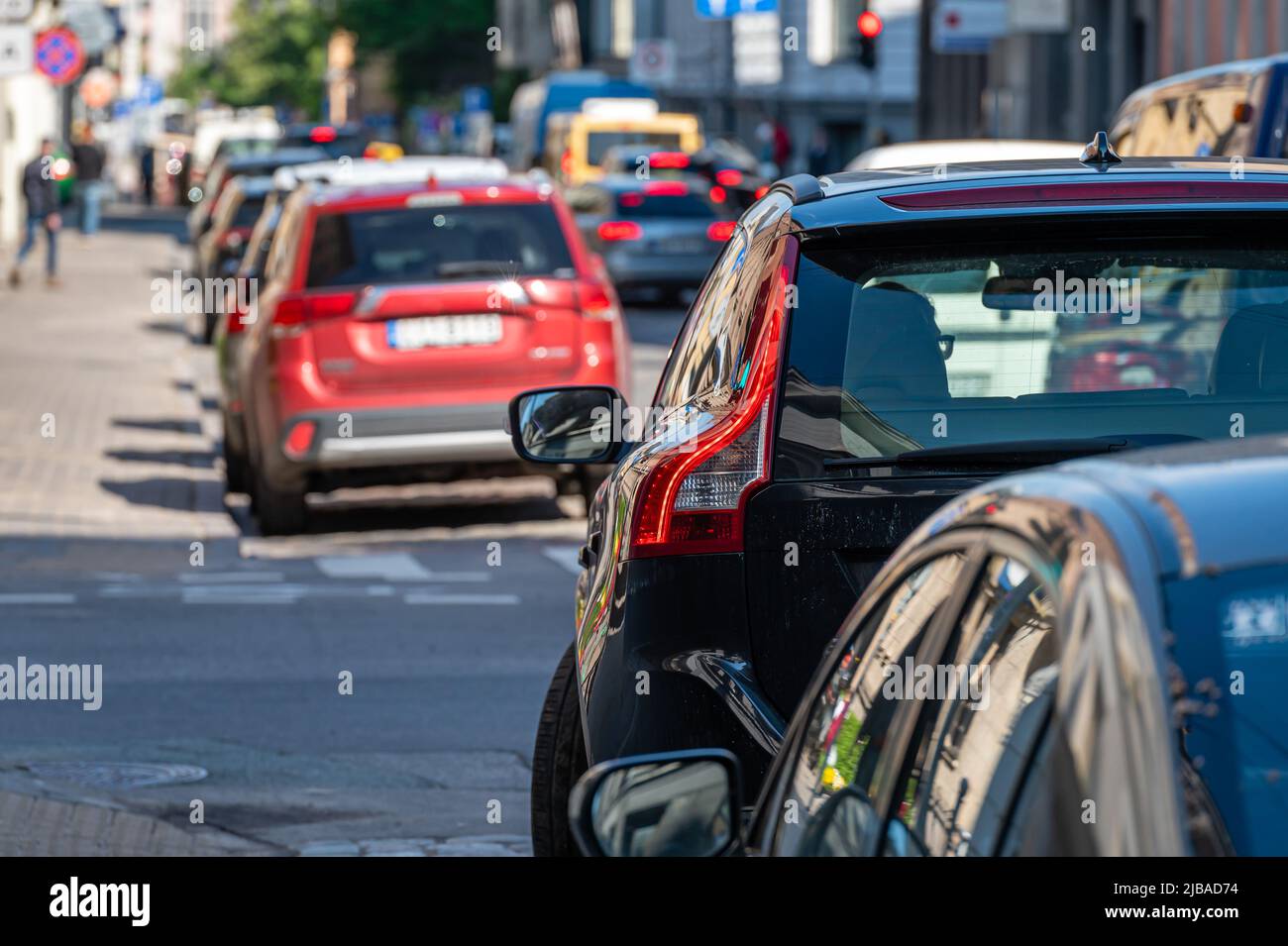 Riga traffic jam hi-res stock photography and images - Alamy