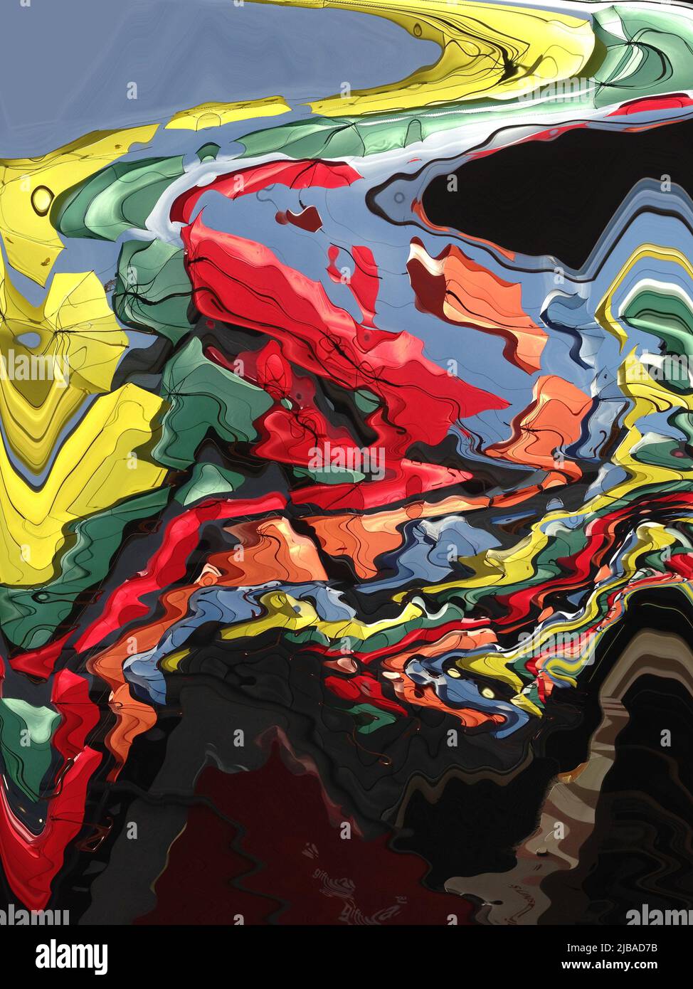 Abstract and contemporary digital art design Stock Photo - Alamy