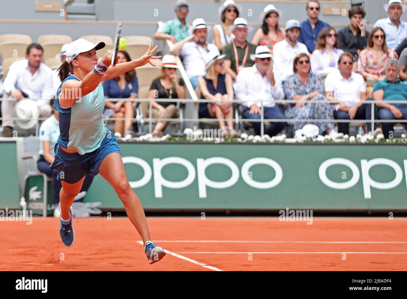 4th June 2022; Roland Garros, Paris, France: French Open Tennis ...