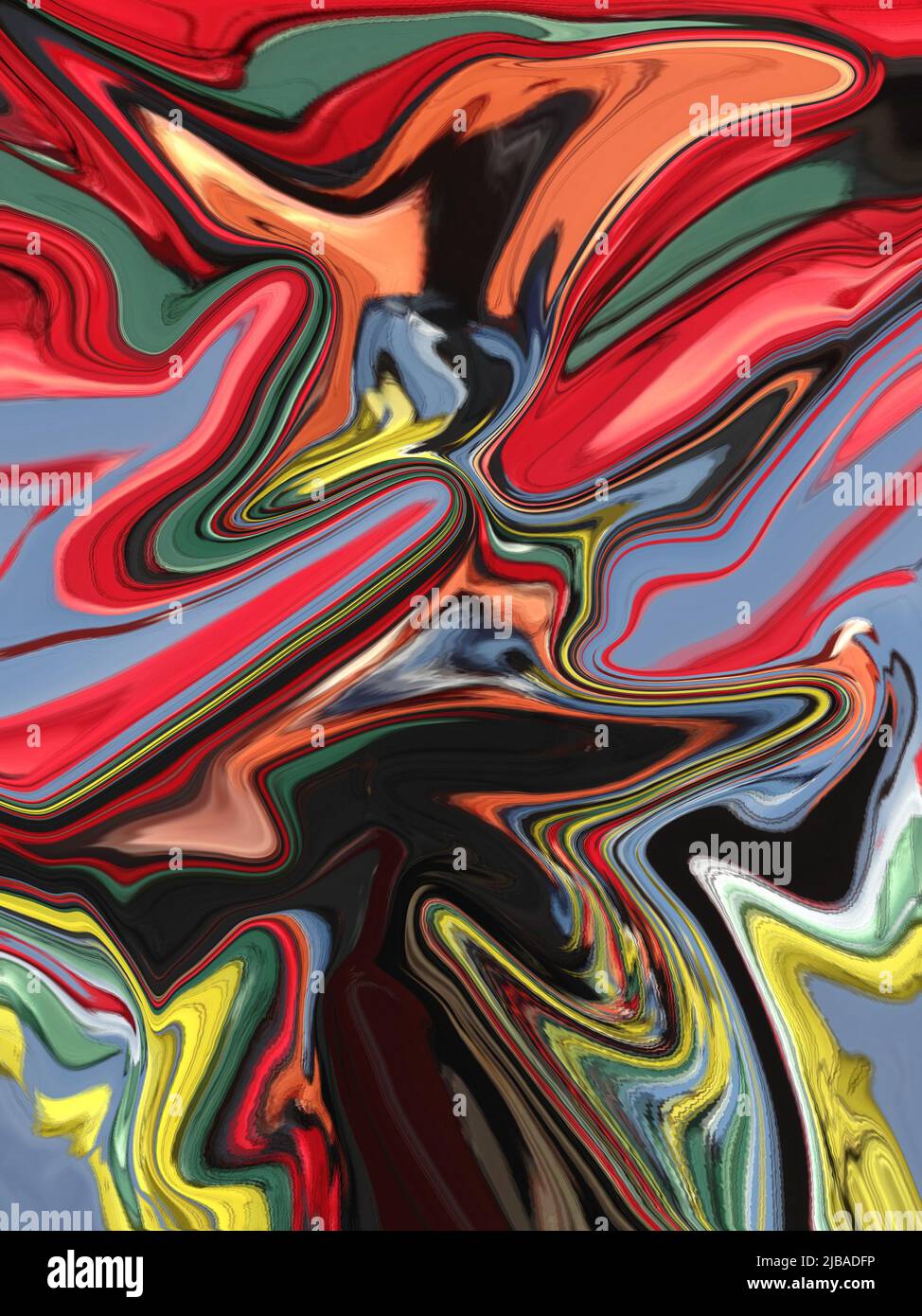 Abstract and contemporary digital art design Stock Photo - Alamy