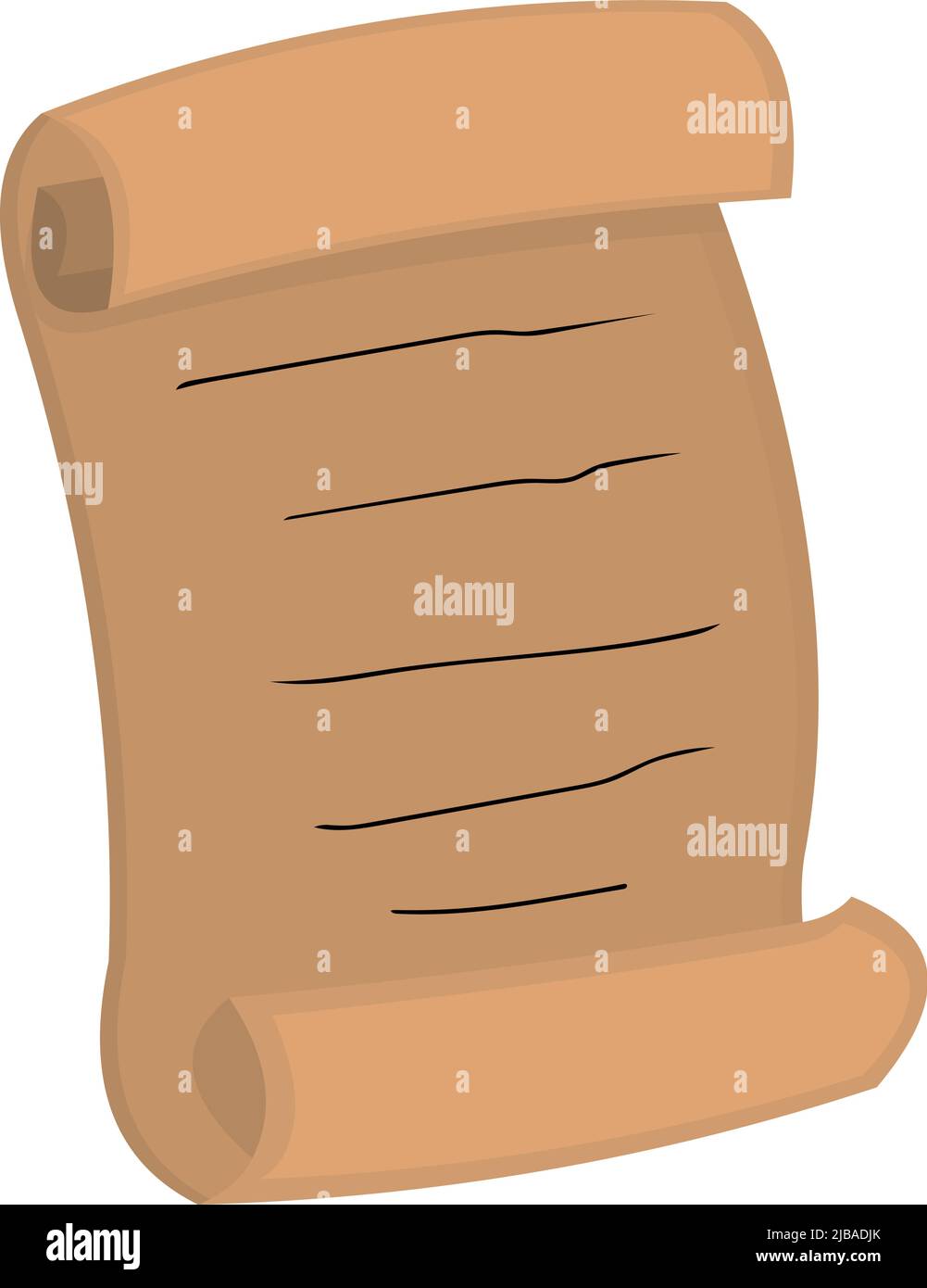 Vector illustration of a papyrus or parchment Stock Vector Image & Art ...