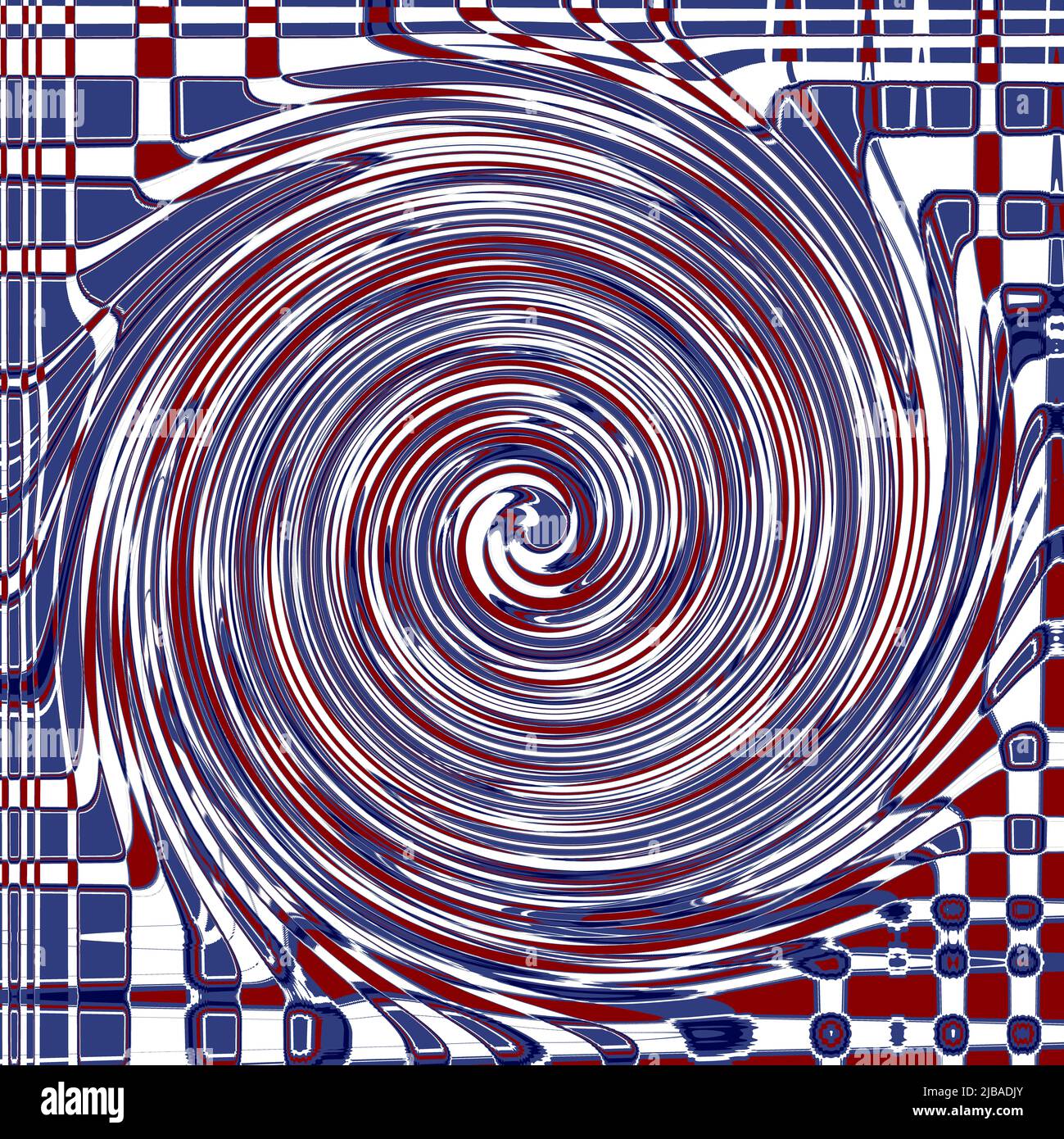 Abstract and contemporary digital art circles design Stock Photo - Alamy