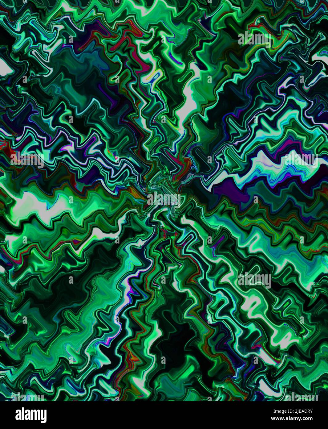 Abstract and contemporary digital art waves design Stock Photo - Alamy