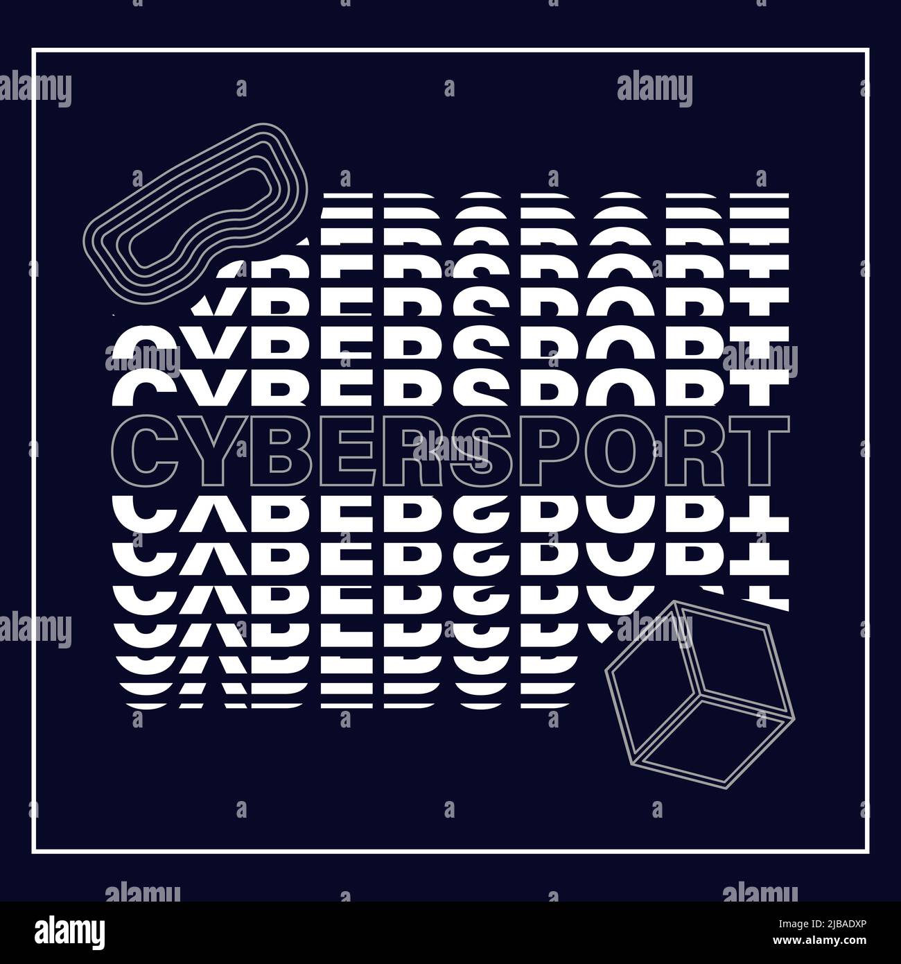 Cyber Sport banner. Video Games conception Stock Vector Image & Art - Alamy