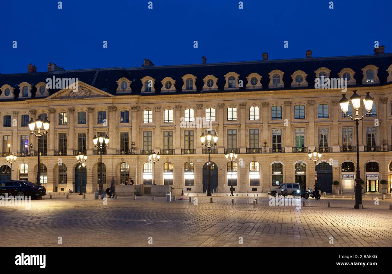 Vendome square, Paris, France Stock Photo - Alamy