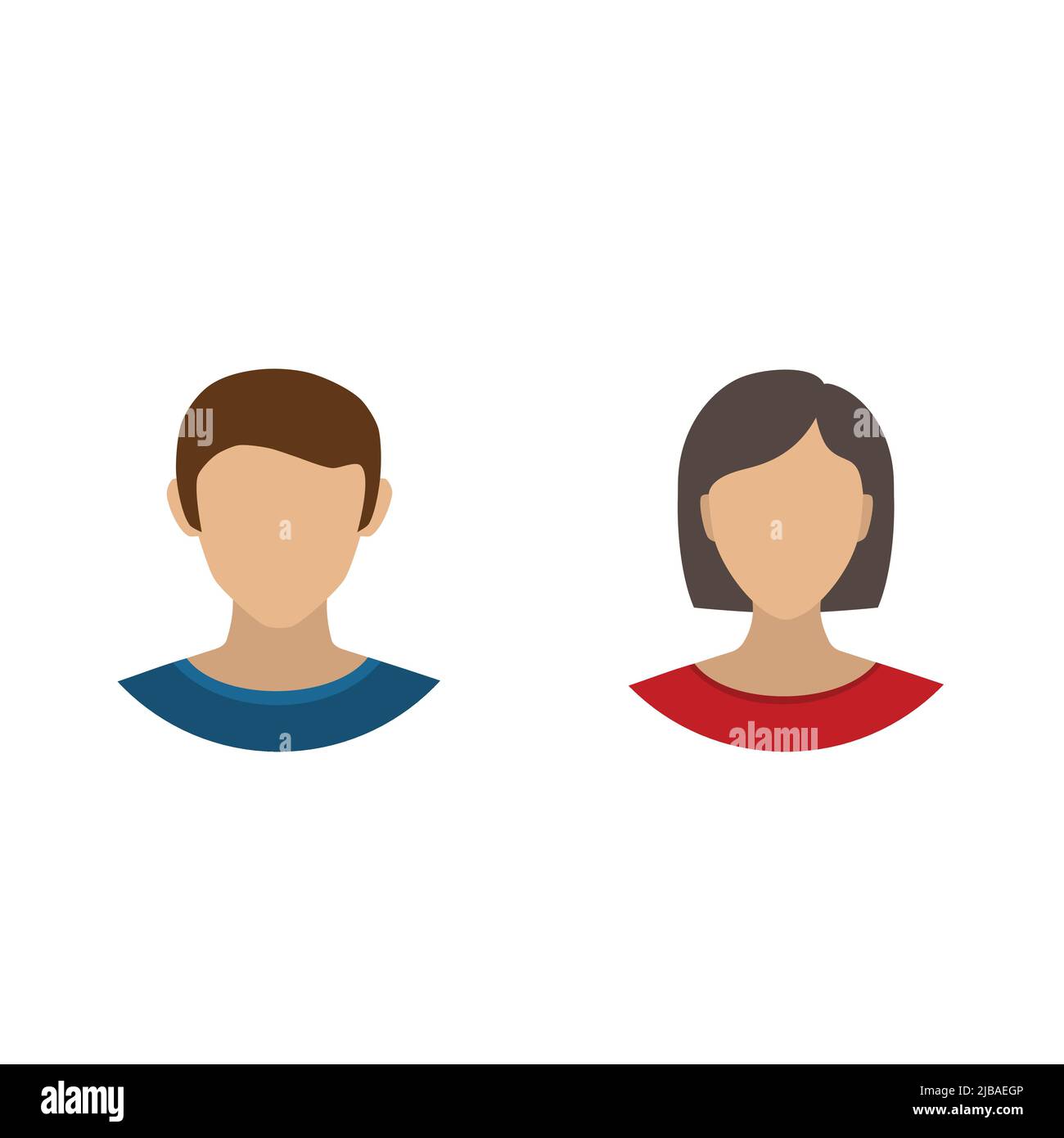 Girl face avatar profile Cut Out Stock Images & Pictures - Alamy