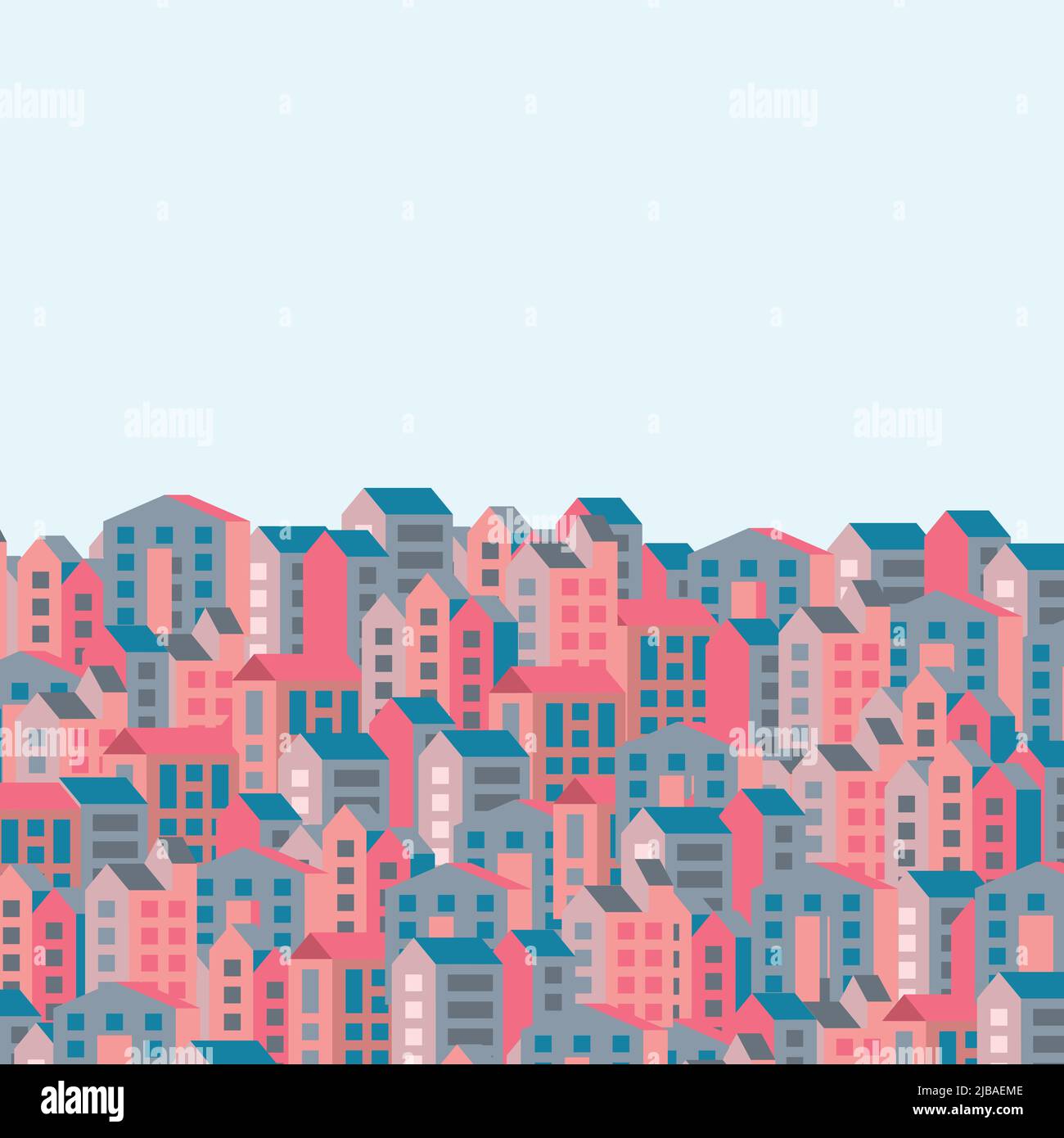 Abstract city buildings wallpaper Stock Vector Image & Art - Alamy