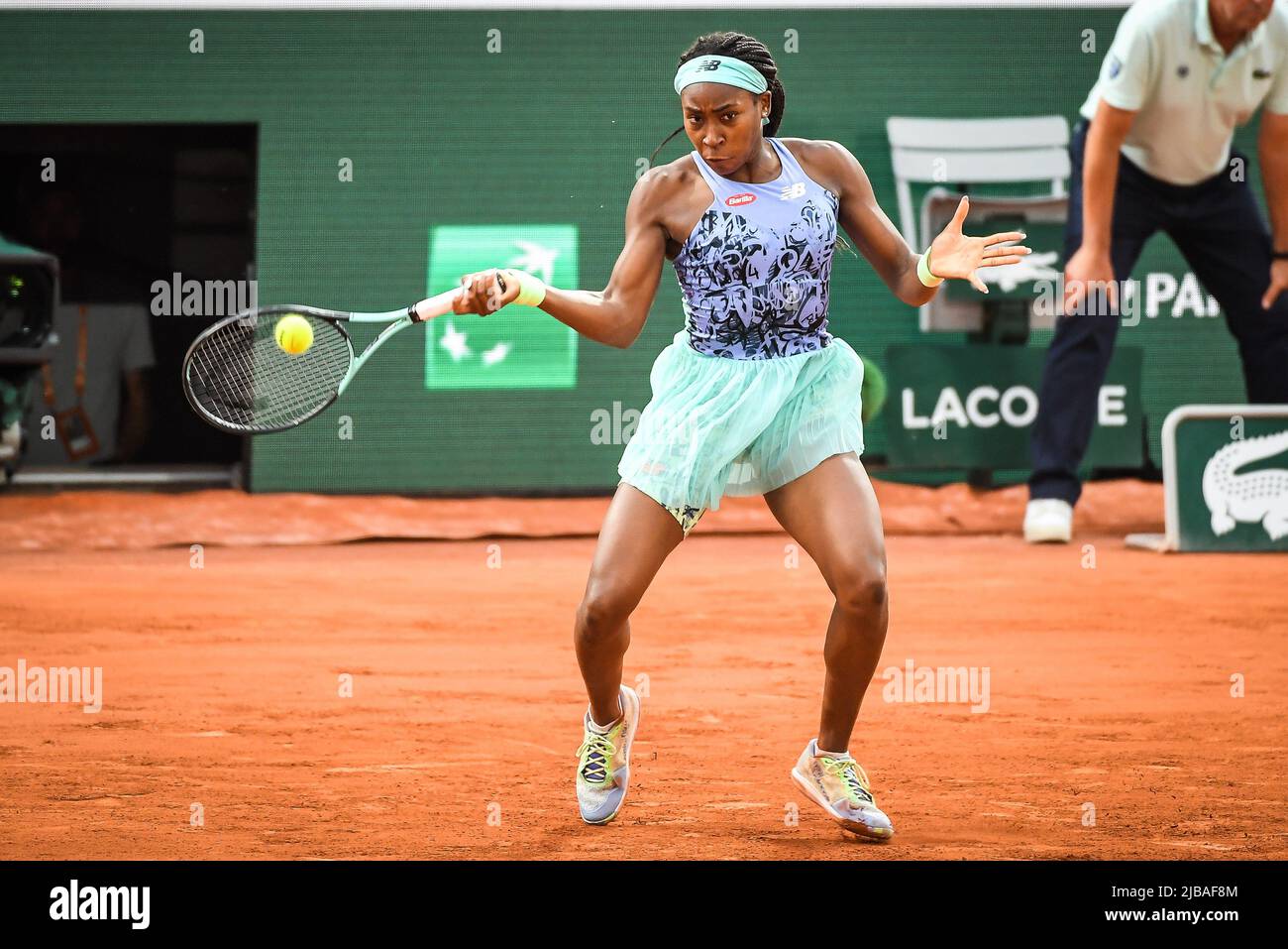 Coco GAUFF of United States during the Day fourteen of Roland-Garros ...