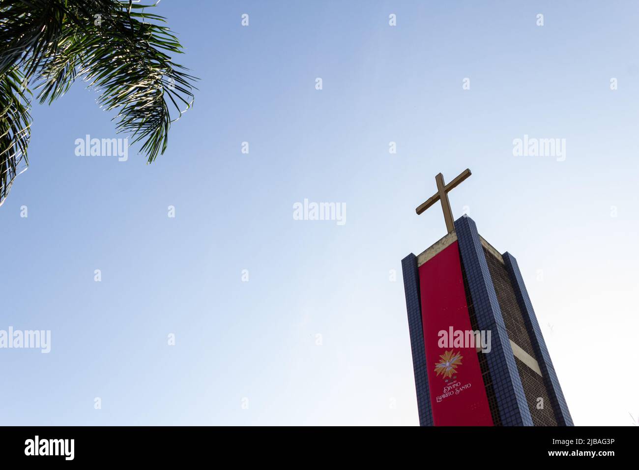 Goiania, Goiás, Brazil – June 04, 2022: Detail of the Church of Goiânia ...