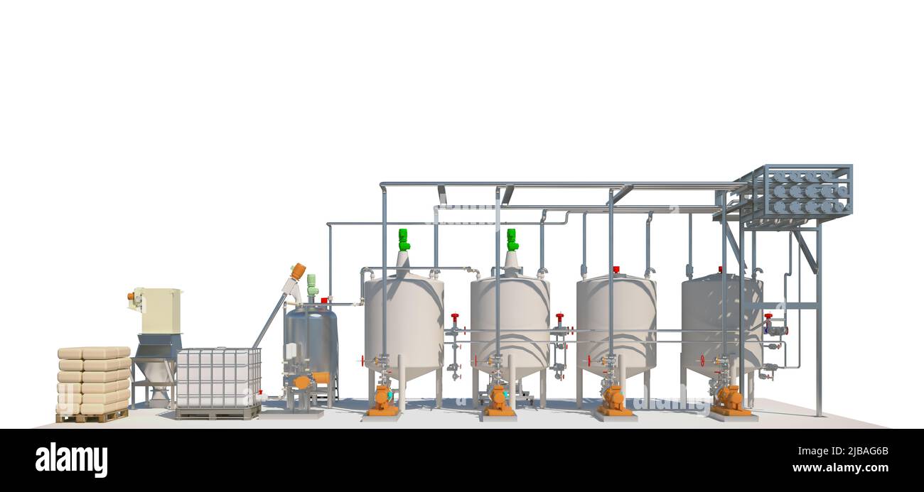 Production facility concrete line hi-res stock photography and images ...