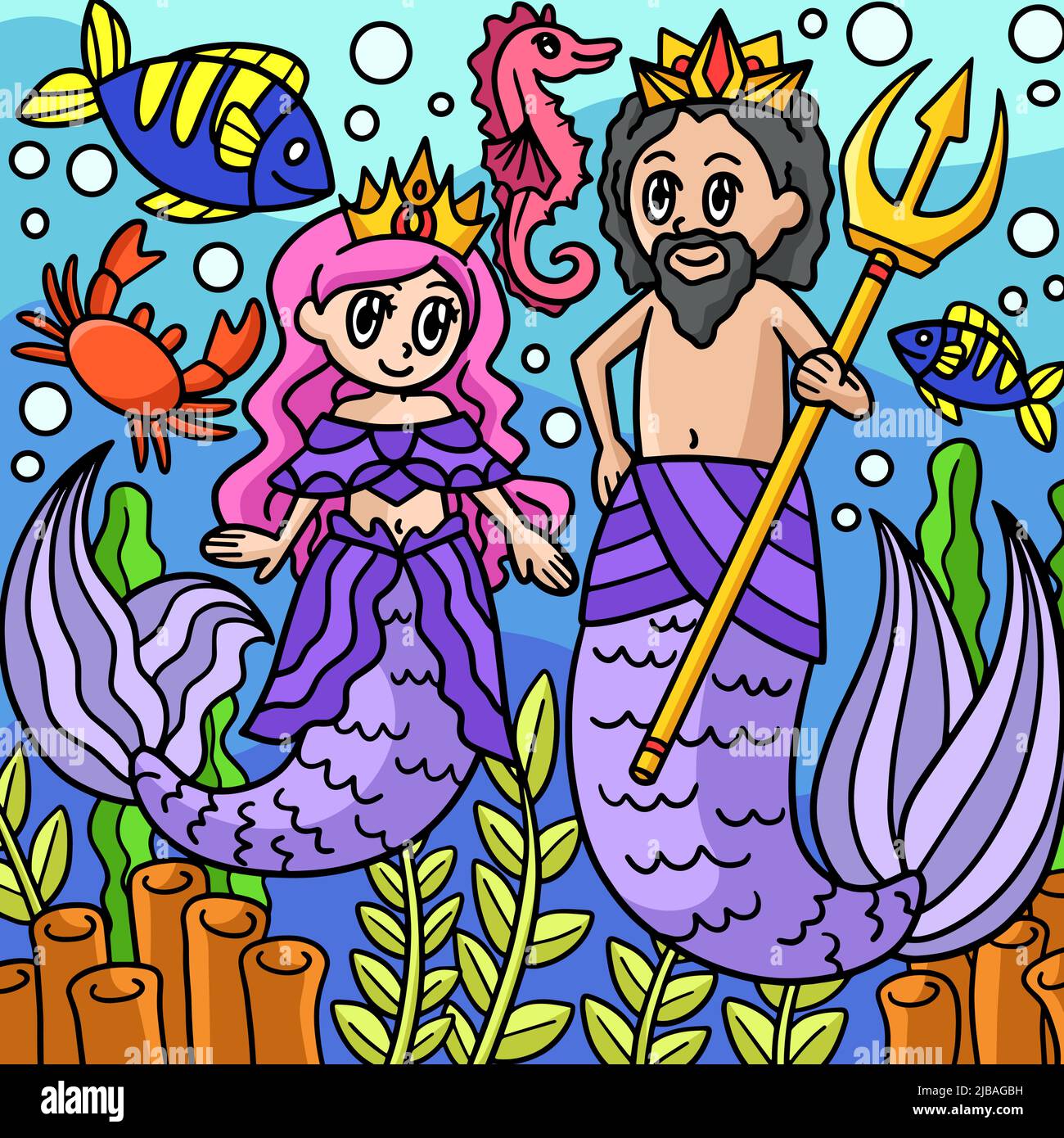 Cute cartoon king Stock Vector Images - Alamy