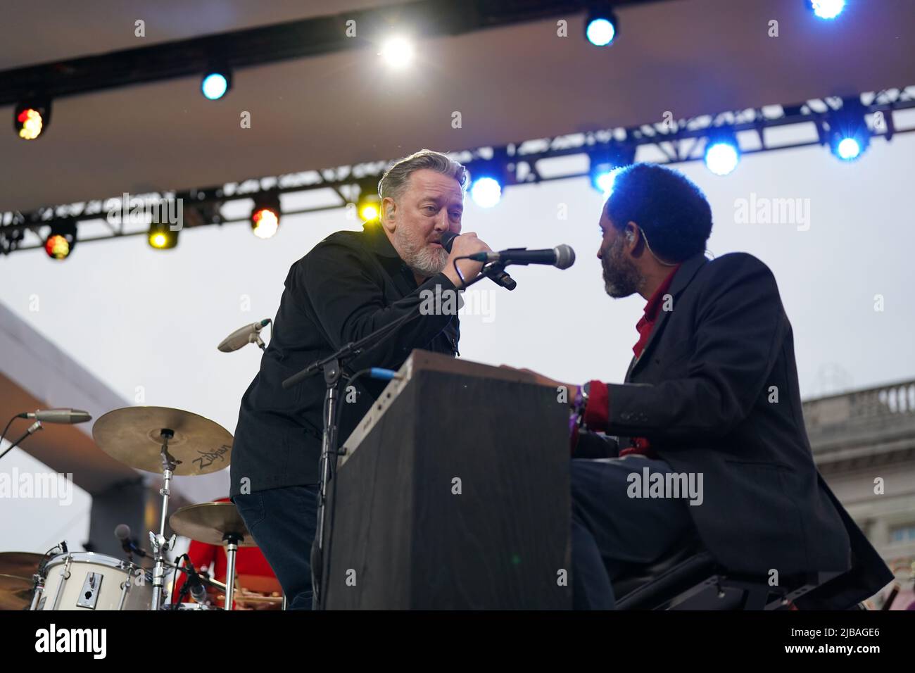 Guy Garvey of Elbow performs during the Platinum Party at the Palace ...