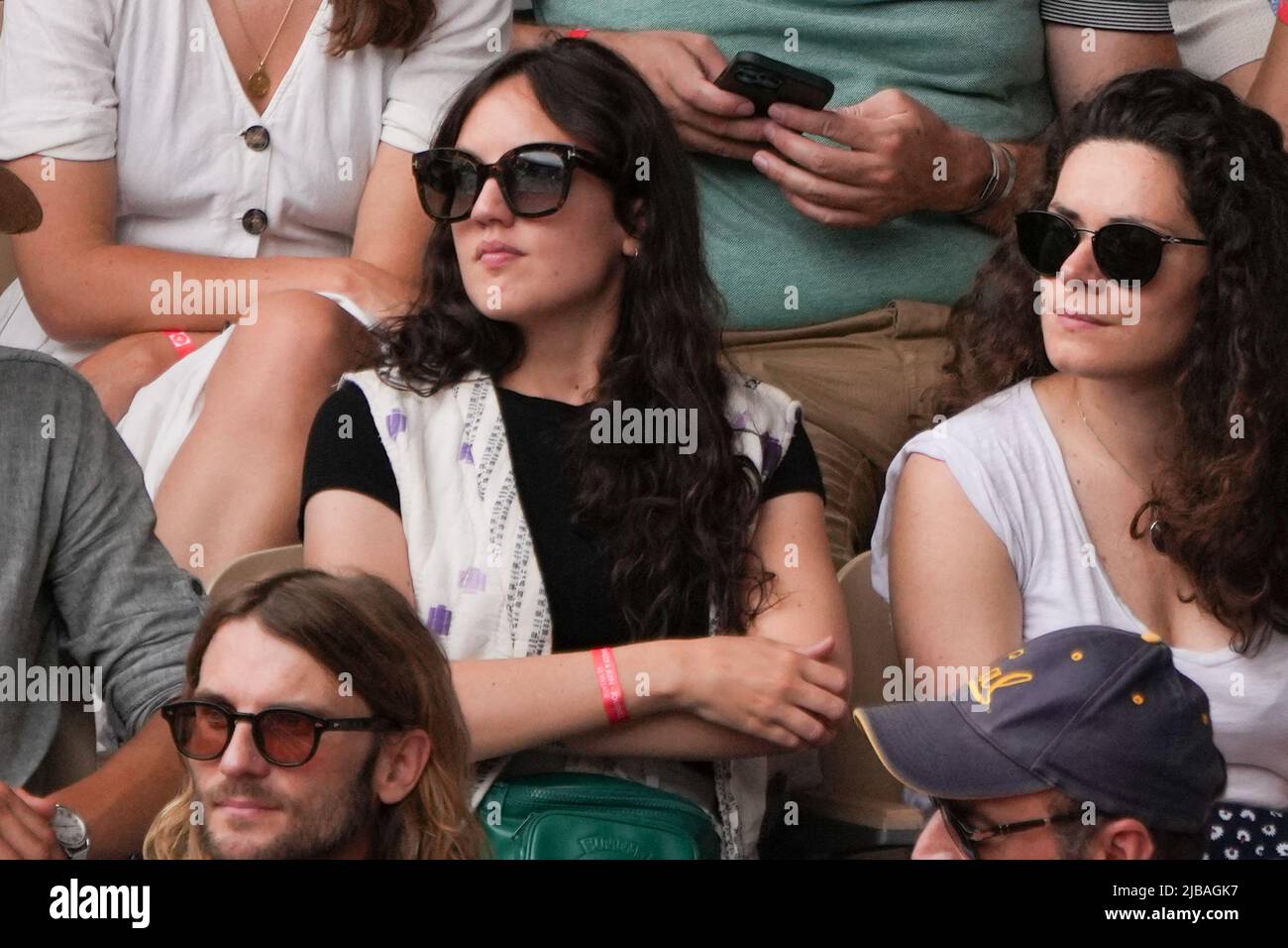Jeanne Galice aka Jain in the stands during French Open Roland Garros ...