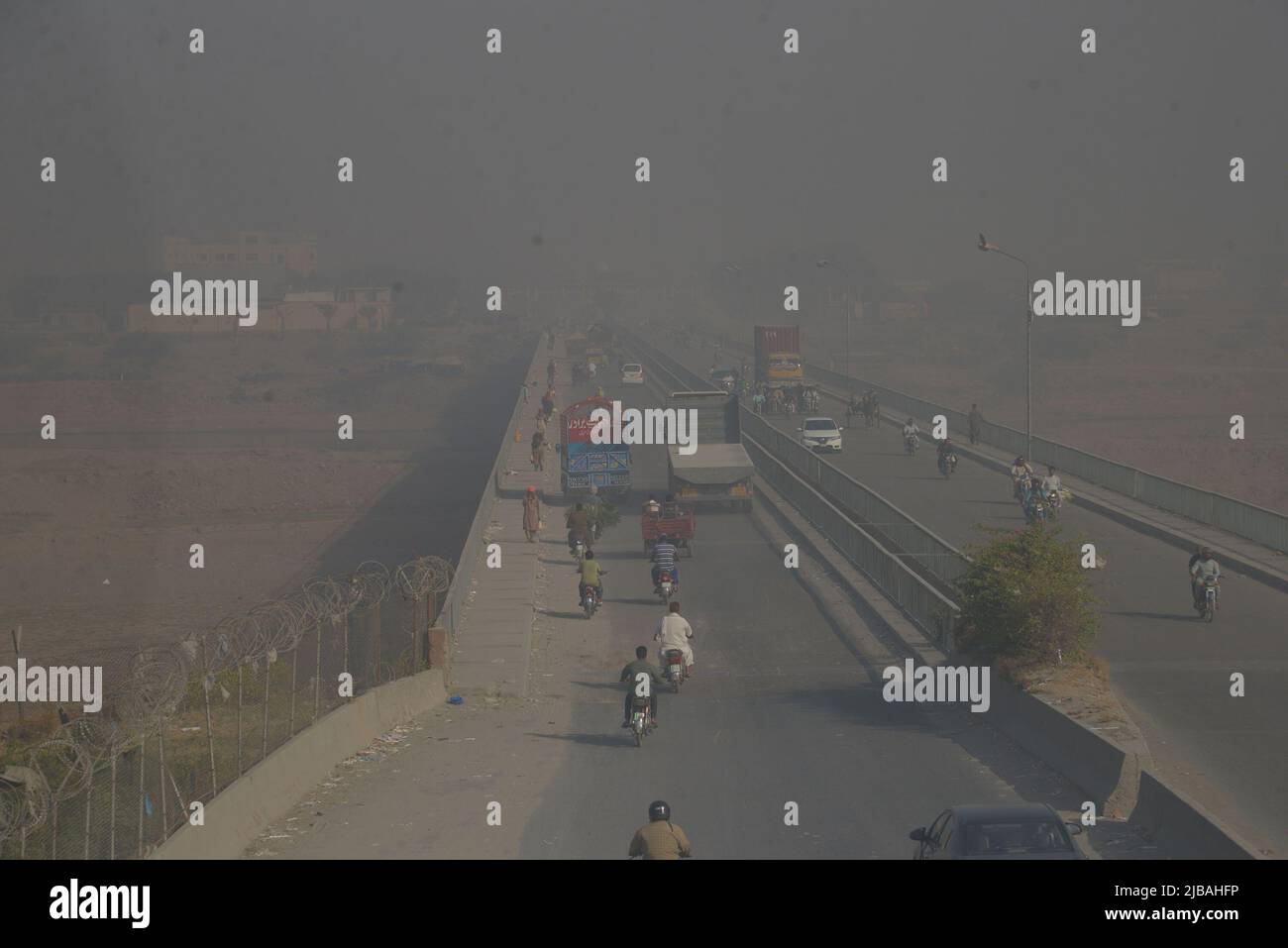 June 4, 2022, Lahore, Punjab, Pakistan: Pakistani people busy in their ...