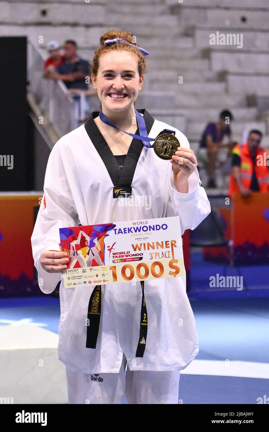Rebecca MCGOWAN (GBR) during SF and F round of World Taekwondo Grand ...