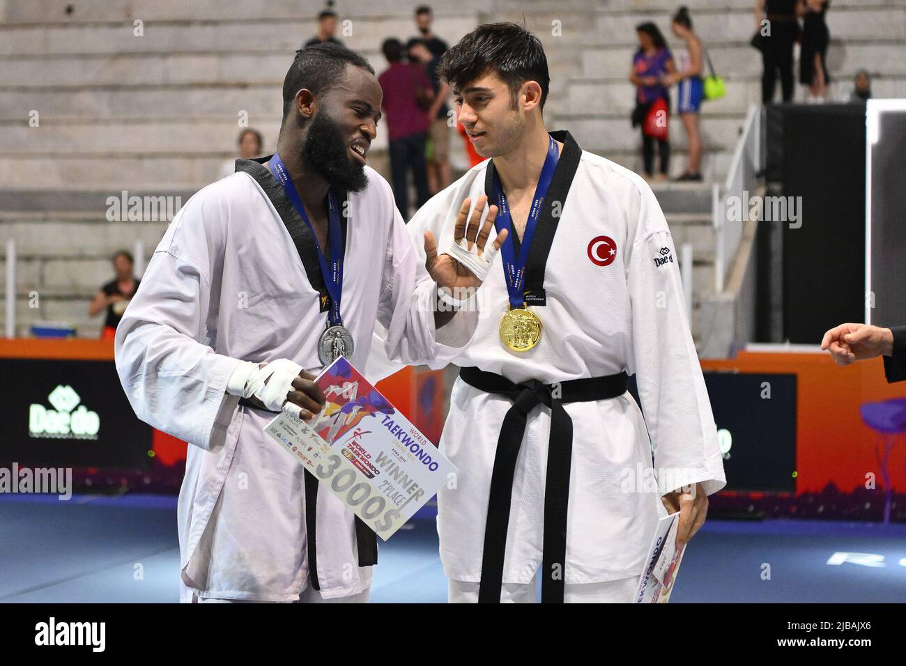 Cheick Sallah CISSE (CIV) and Emre Kutalmis ATESLI (TUR) during SF and ...