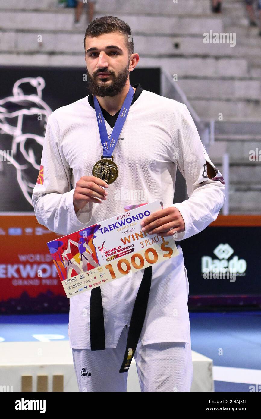Dejan GEORGIEVSKI (MKD) during SF and F round of World Taekwondo Grand ...