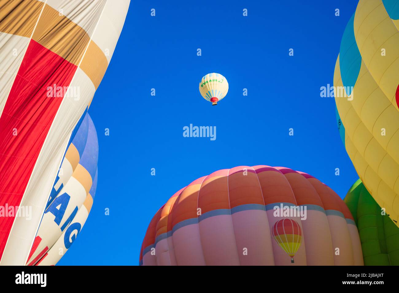 Colorful Hot Air Balloons over Cappadocia-a semi-arid region in central ...