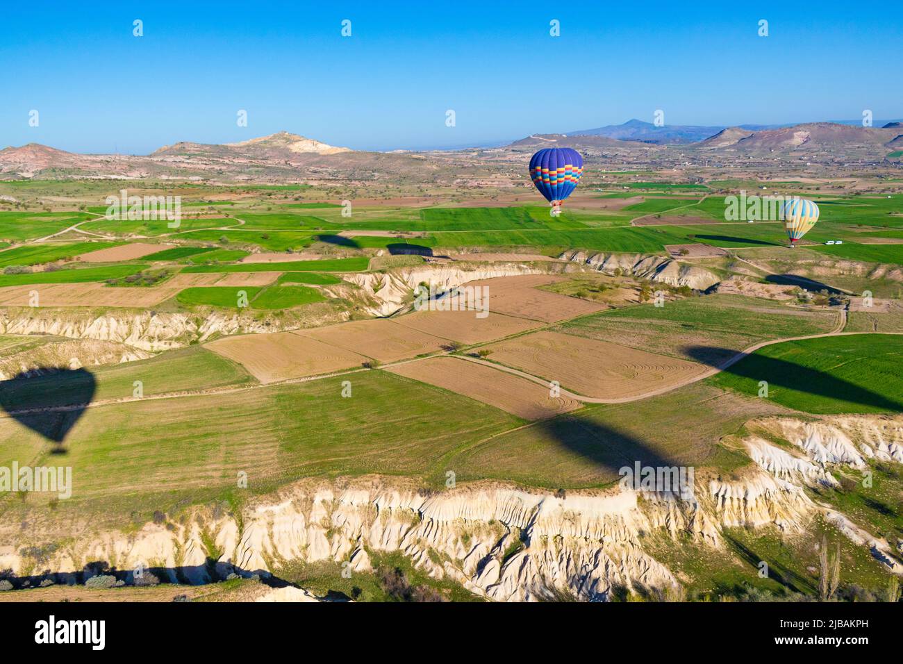 Colorful Hot Air Balloons over Cappadocia-a semi-arid region in central ...