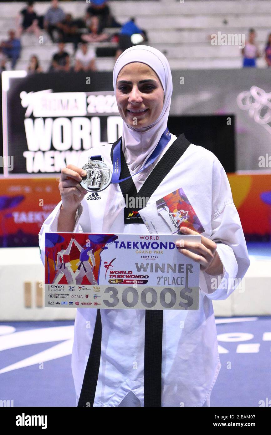 Julyana AL-SADEQ (JOR) during SF and F round of World Taekwondo Grand ...