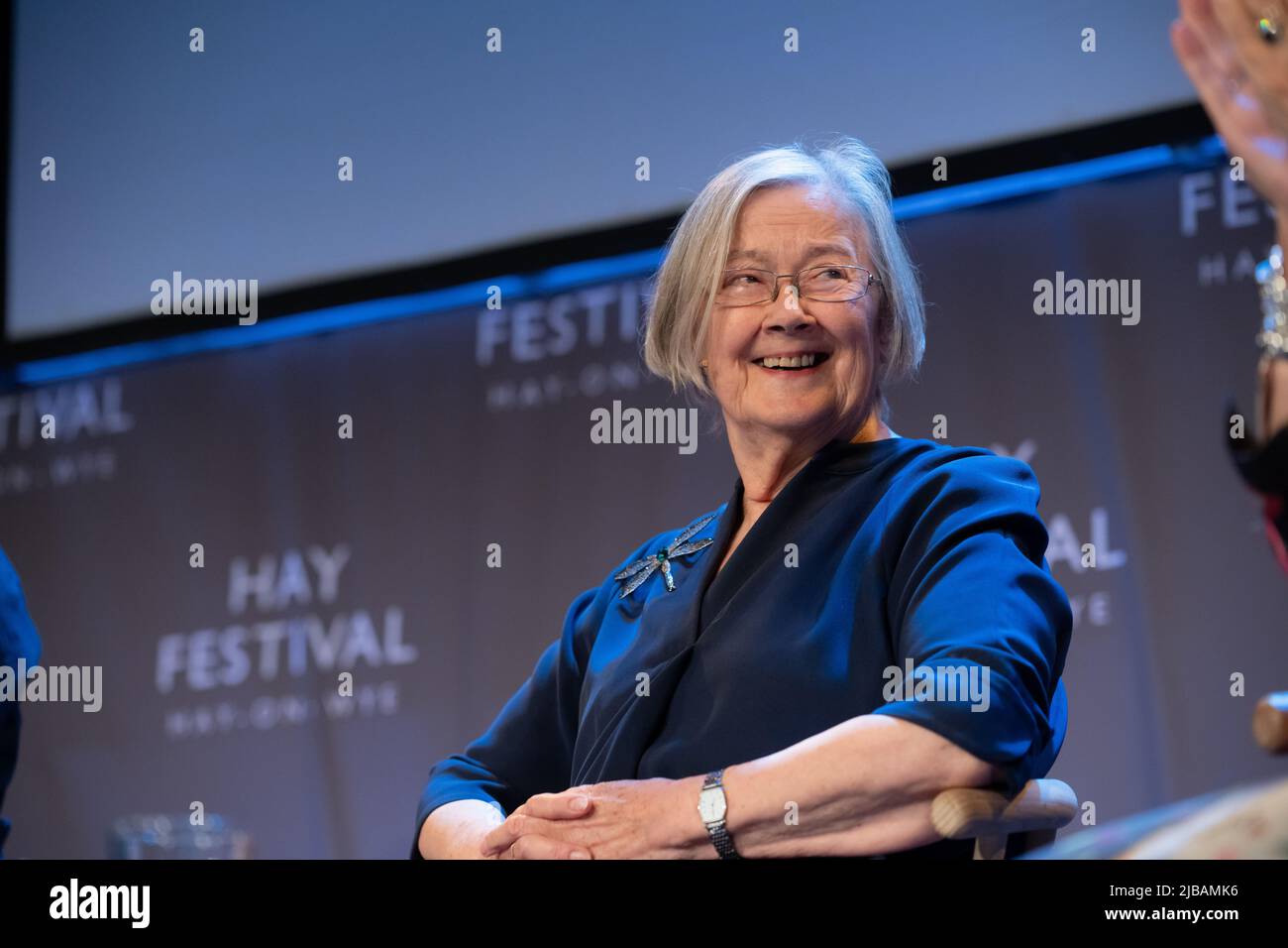 Hay-on-Wye, Wales, UK. 4th June, 2022. Lady Hale, Helena Kennedy and ...