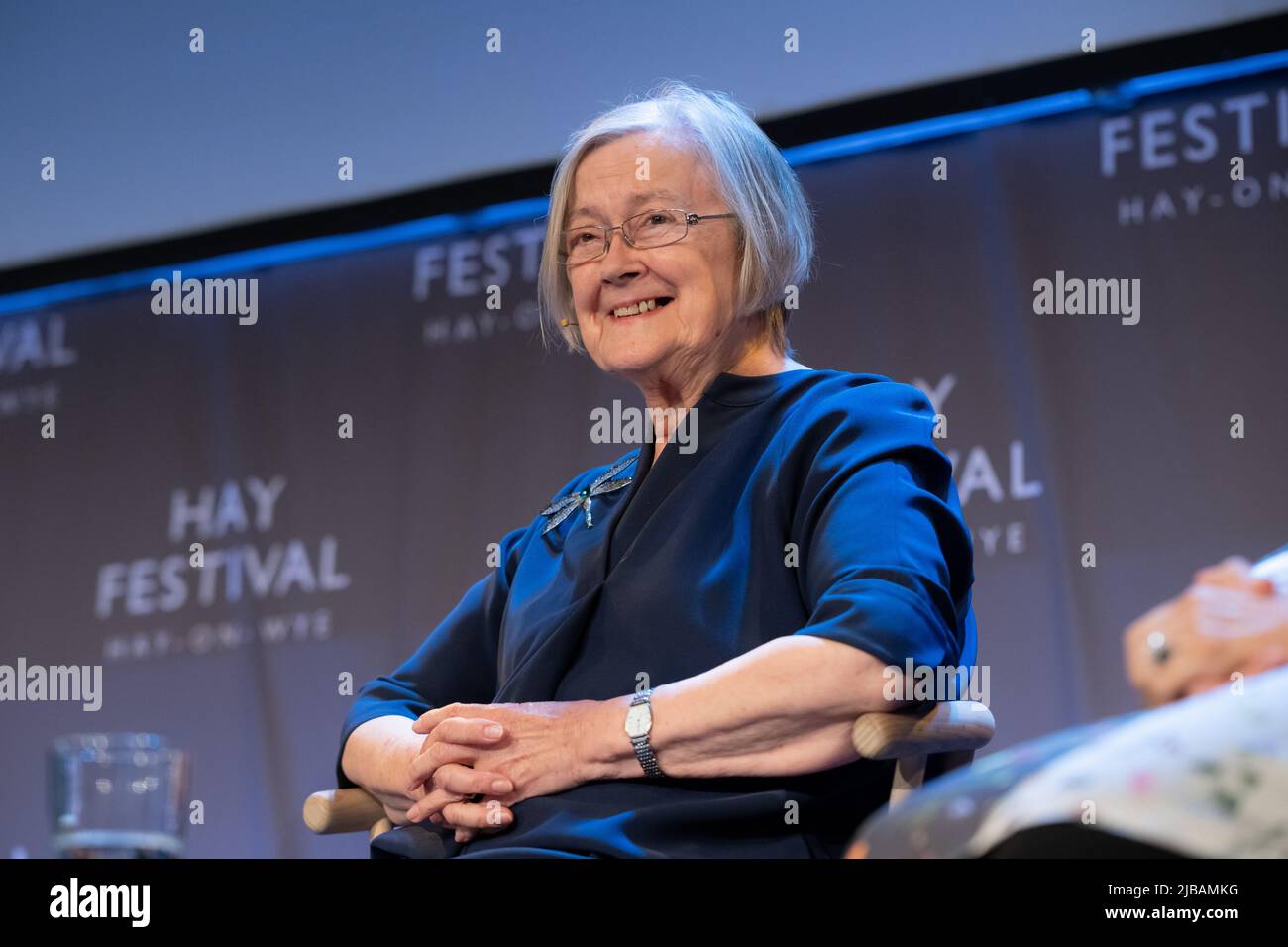 Hay-on-Wye, Wales, UK. 4th June, 2022. Lady Hale, Helena Kennedy and ...