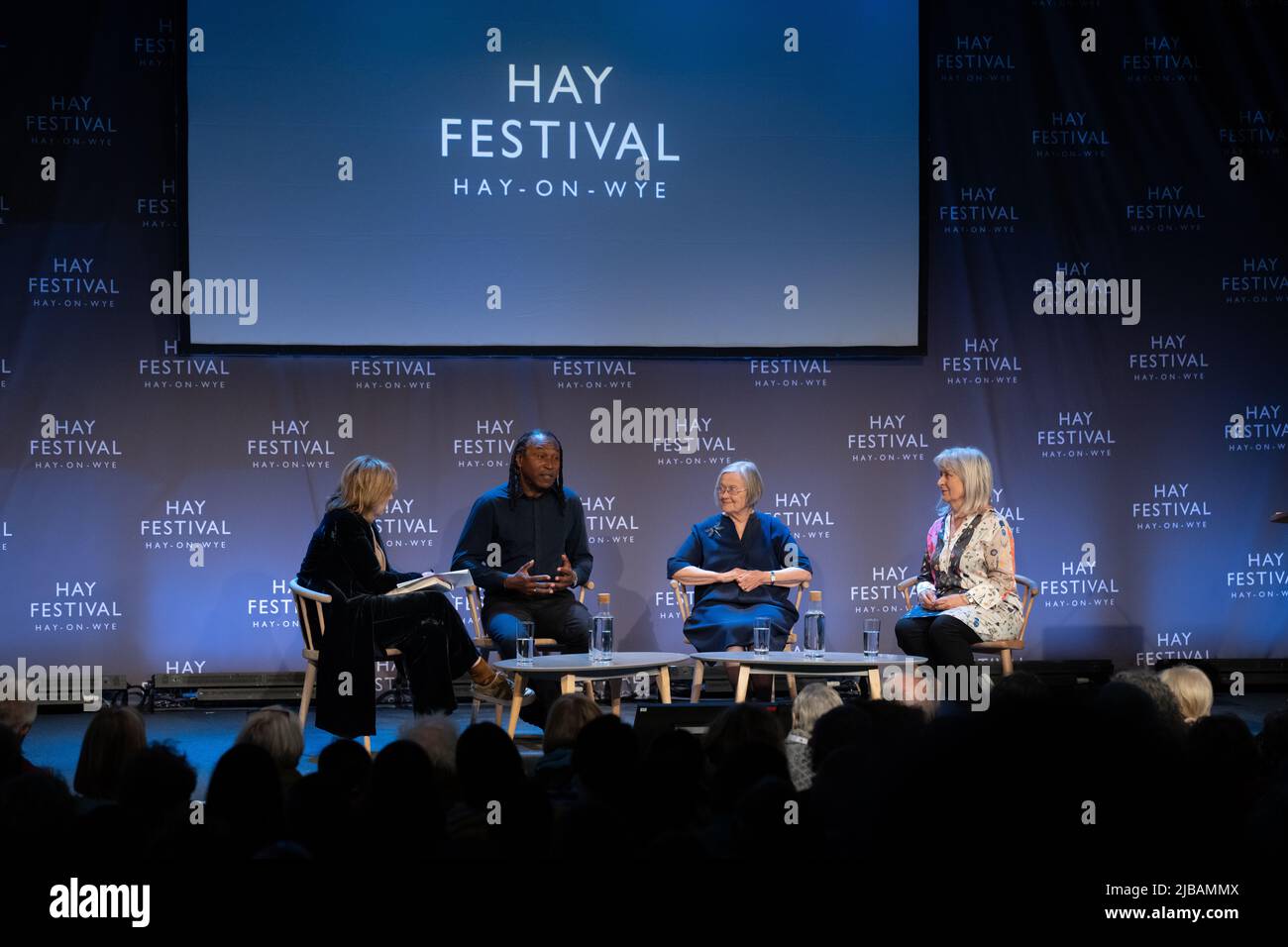 Hay-on-Wye, Wales, UK. 4th June, 2022. Lady Hale, Helena Kennedy and ...