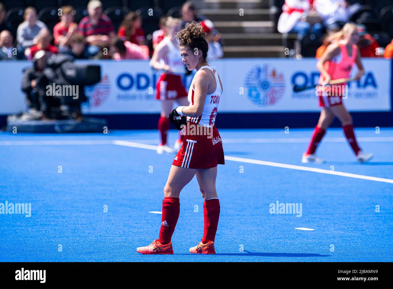 LONDON, UNITED KINGDOM. Jun 04, 2022. Anna Toman of England in pre ...