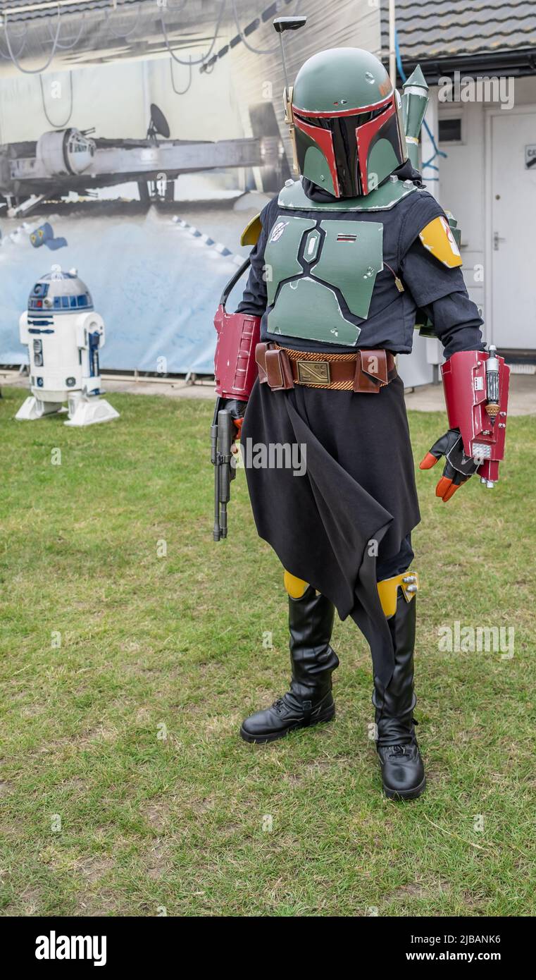 Boba fett costume hi-res stock photography and images - Alamy