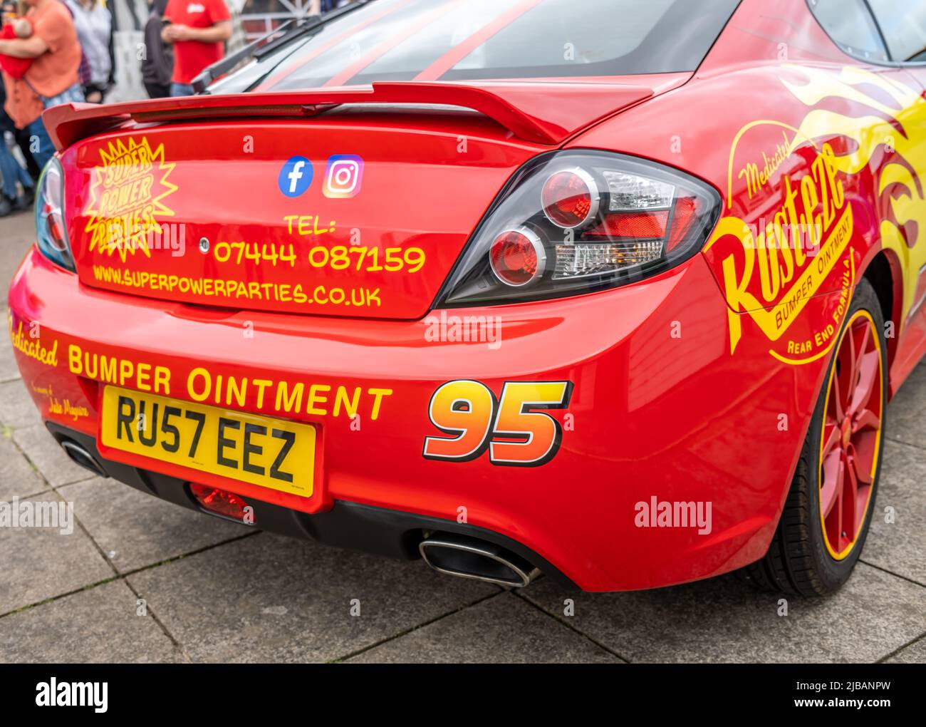 Great Yarmouth, Norfolk, UK – June 04 2022. Replica of Lightning ...