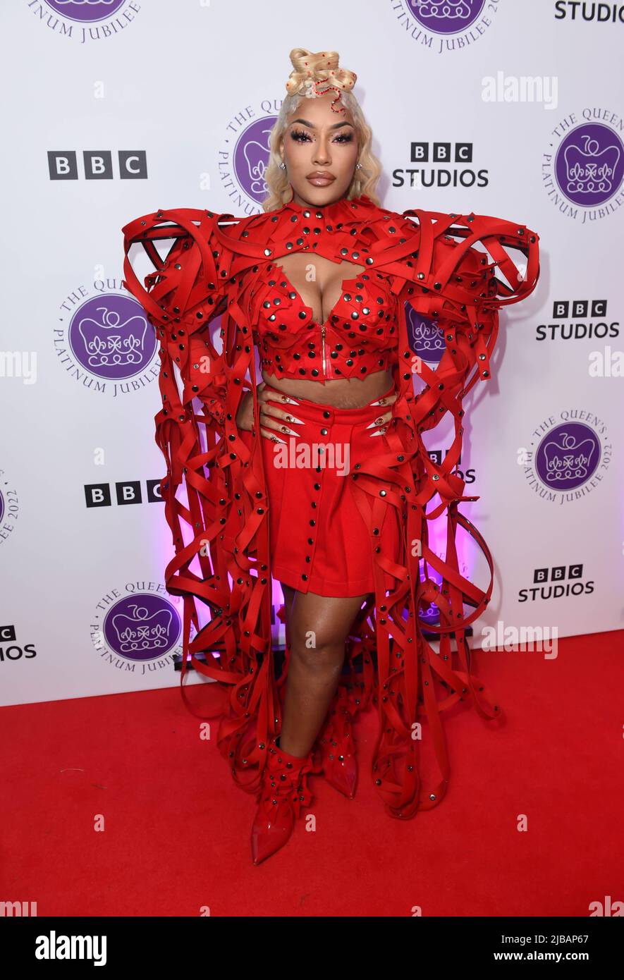 EDITORIAL USE ONLY Stefflon Don attends the BBC Platinum Party at ...