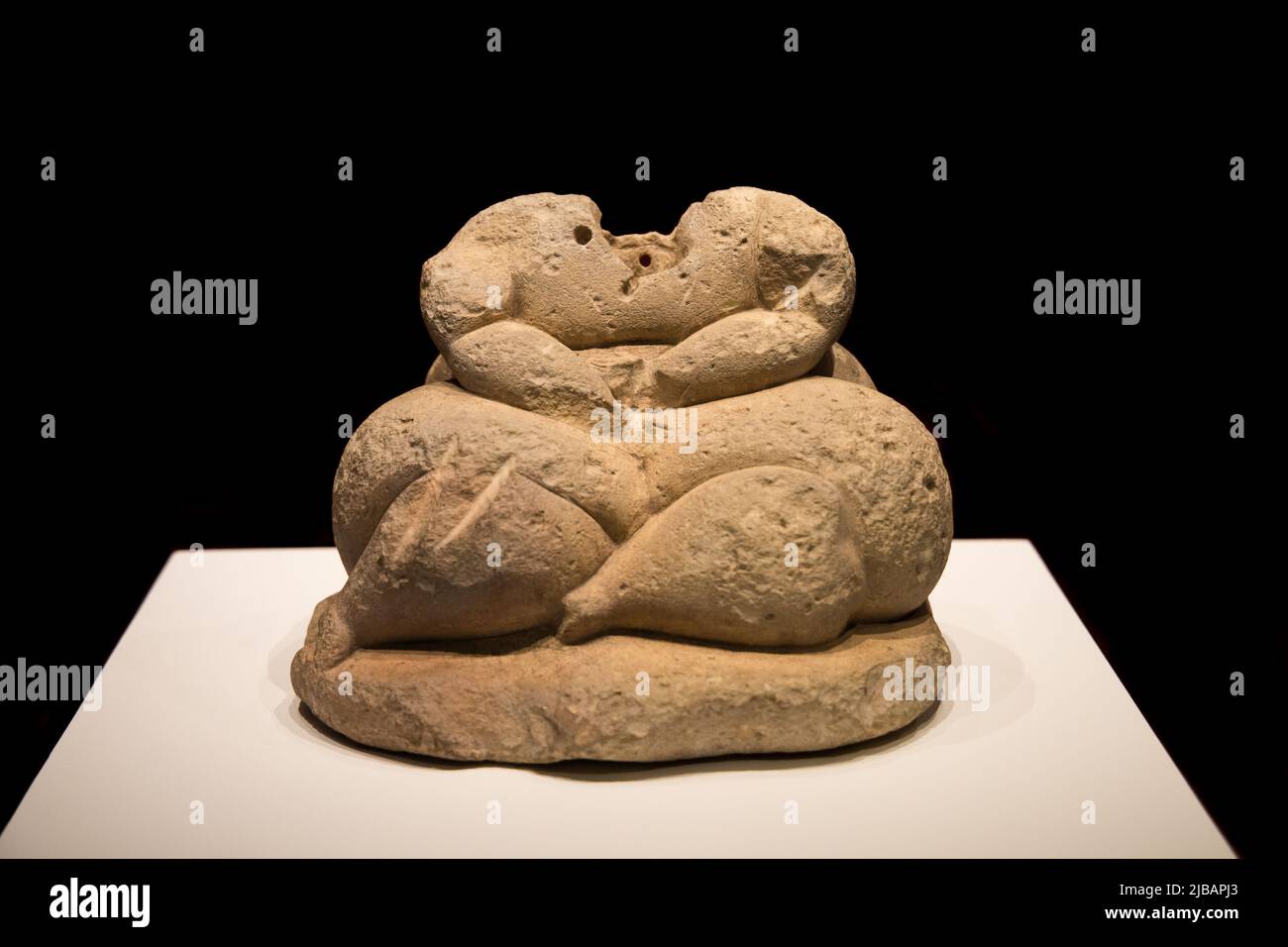 Leiden, The Netherlands - AUG 07, 2021: old ancient stone figurine from ...