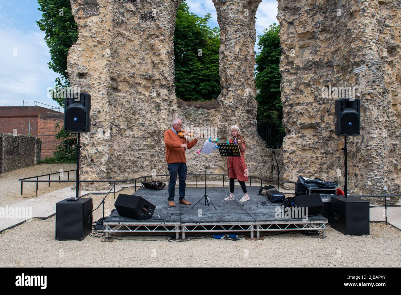 John and Jane Kane perform on the Acoustic Stage at Waterfest 2022 in ...
